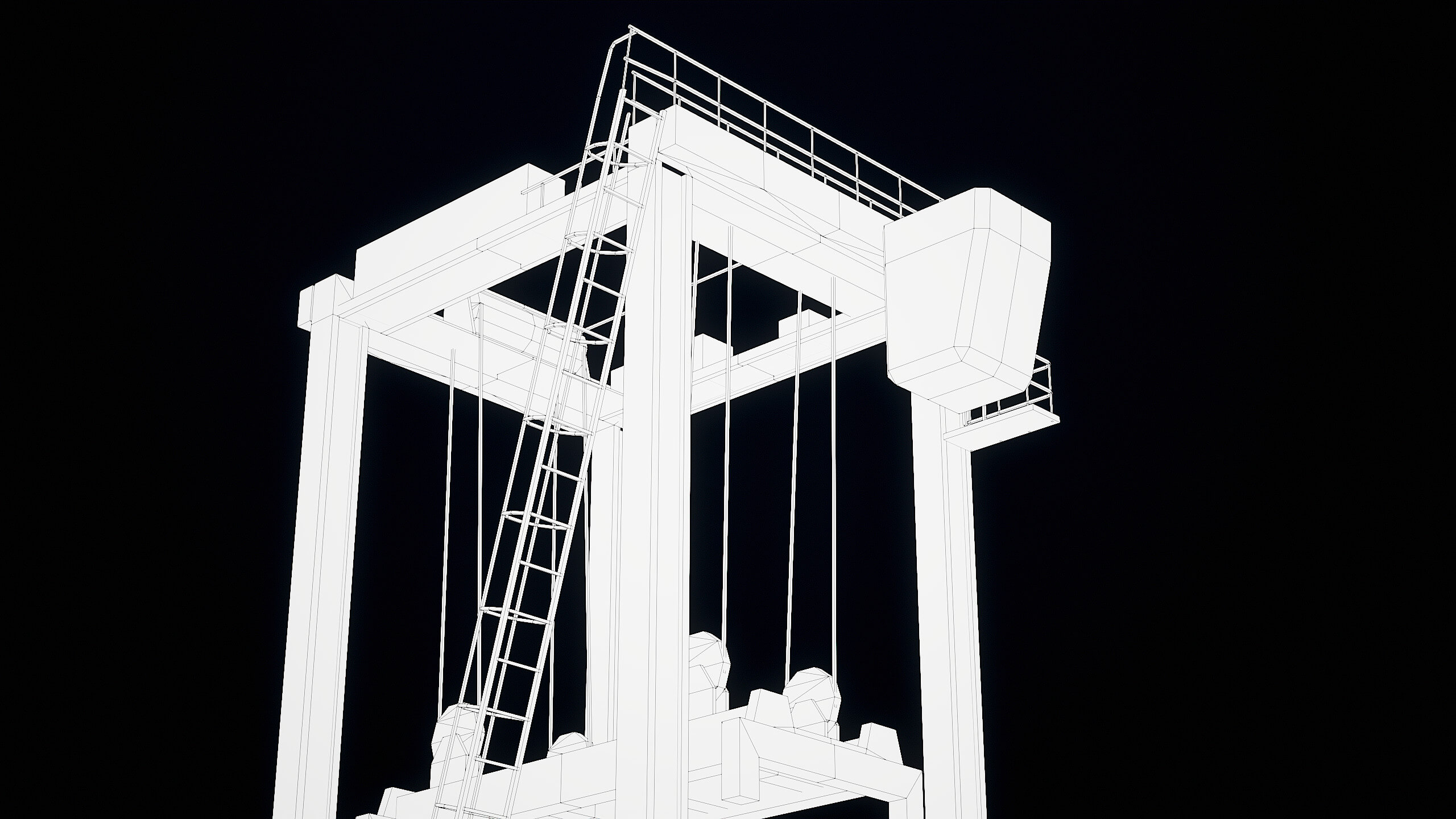 Straddle Carrier PBR - 3D Model by Locus Models