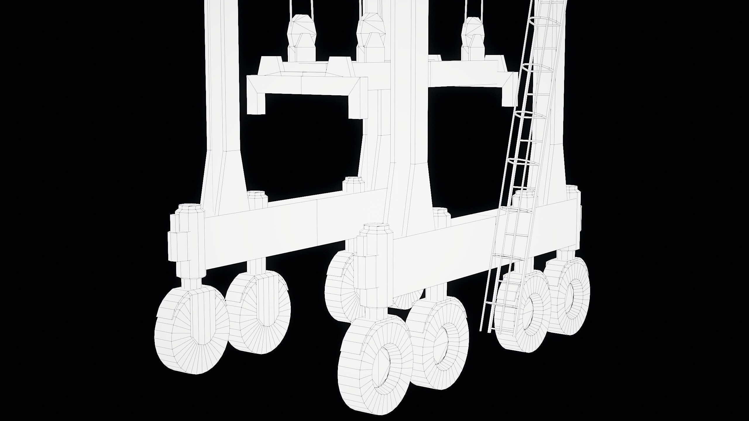 Straddle Carrier PBR - 3D Model by Locus Models