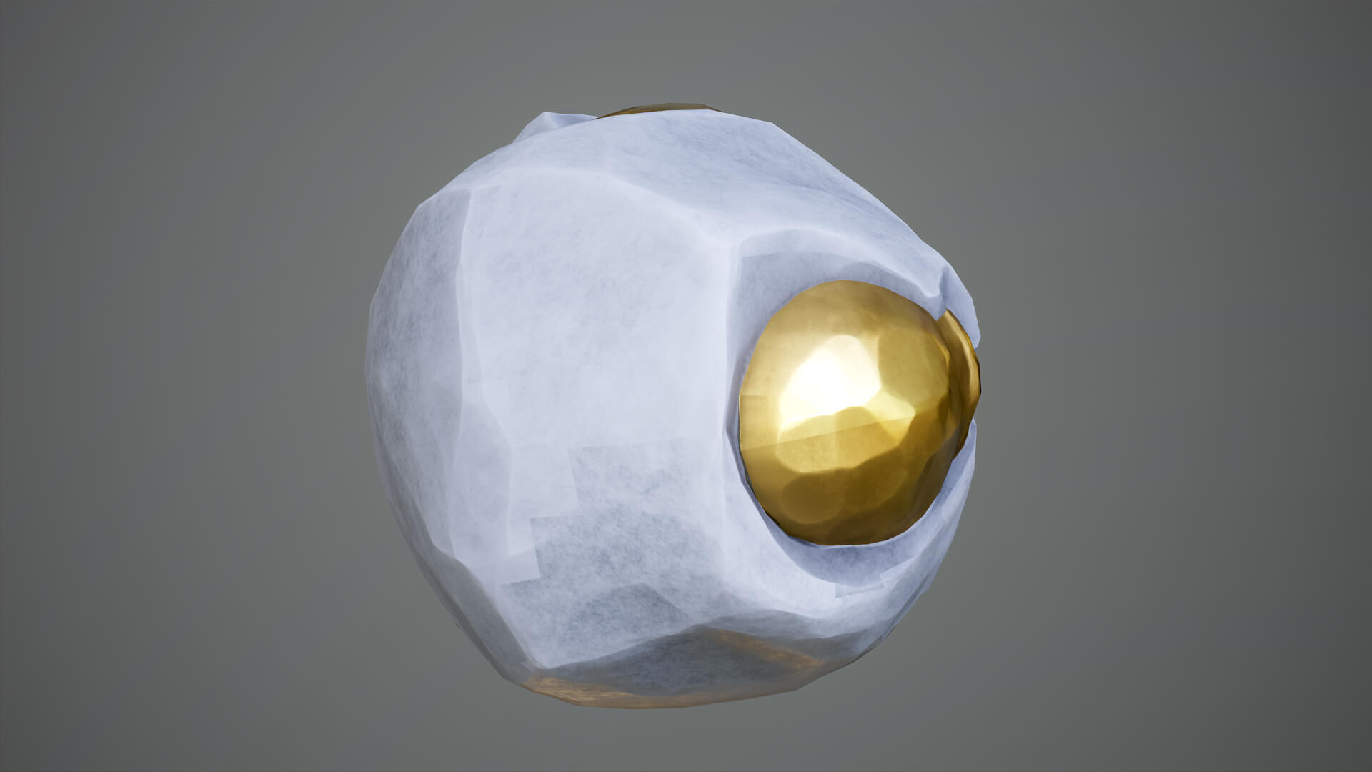 Stylized Cartoon Magic Ore Gold PBR - 3D Model by Locus Models