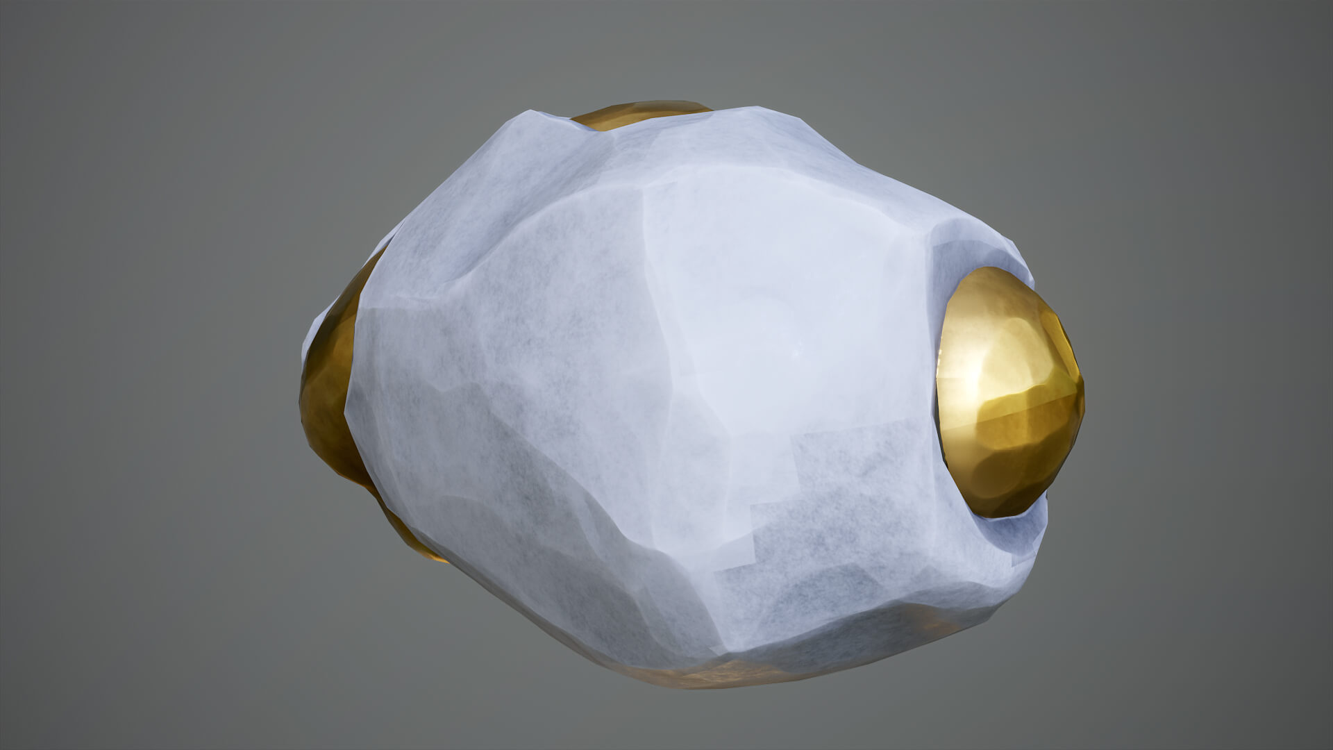 Stylized Cartoon Magic Ore Gold PBR - 3D Model by Locus Models