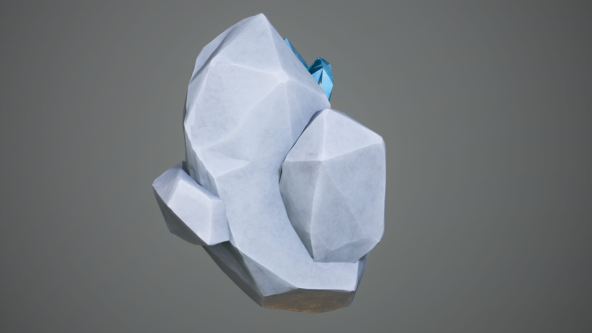 X3 Stylized Cartoon Ore and Crystals Minerals Package by Locus Models