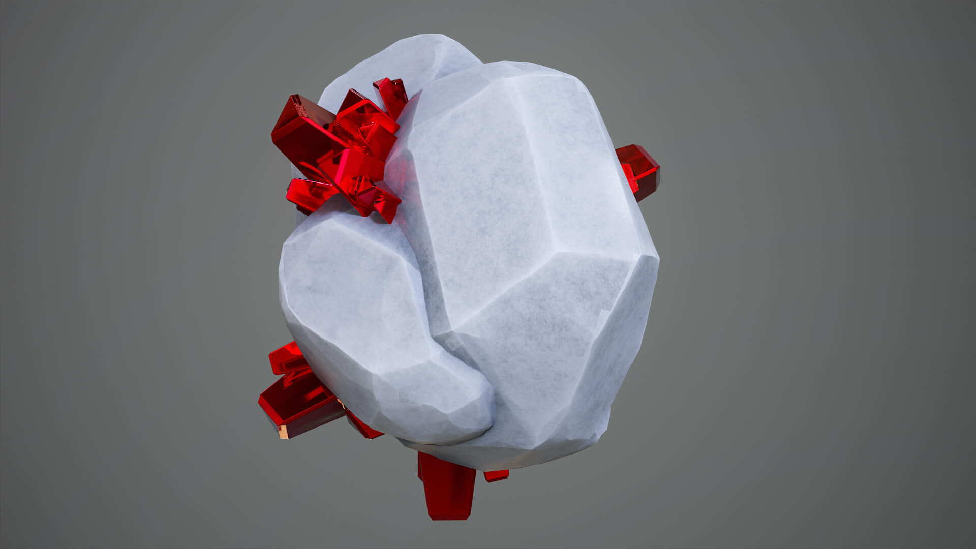 X3 Stylized Cartoon Ore and Crystals Minerals Package by Locus Models