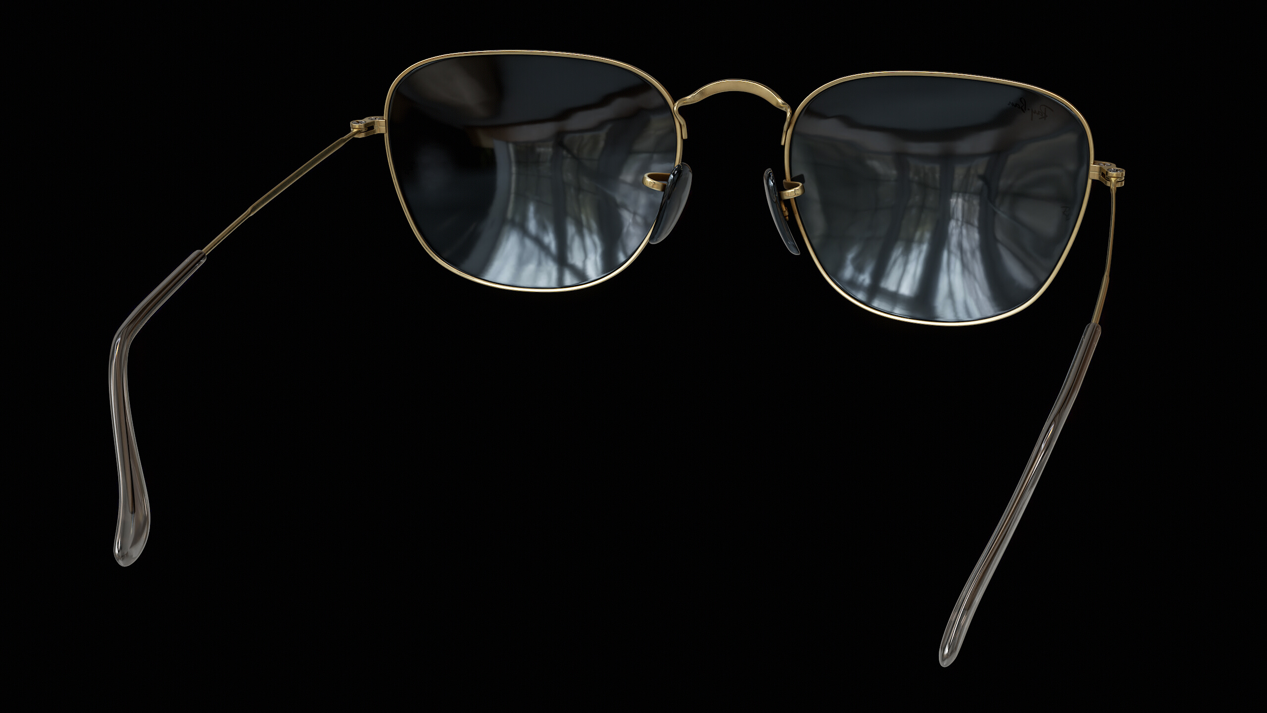 Sunglasses Ray-Ban Aviator PBR 3D Model by Locus Models