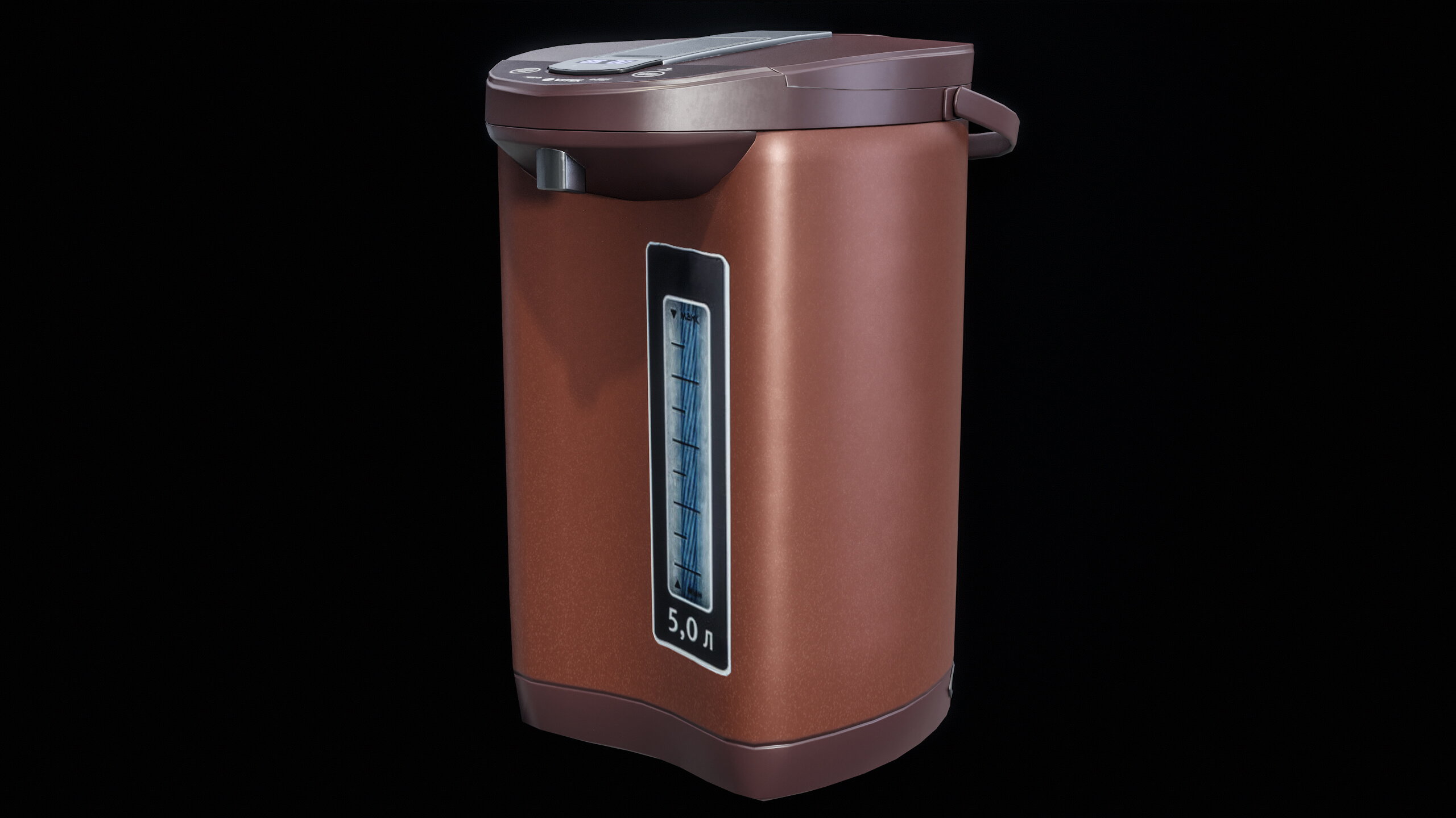 Thermo Pot Kitchen Water Electric Boiler PBR - 3D Model by Locus Models