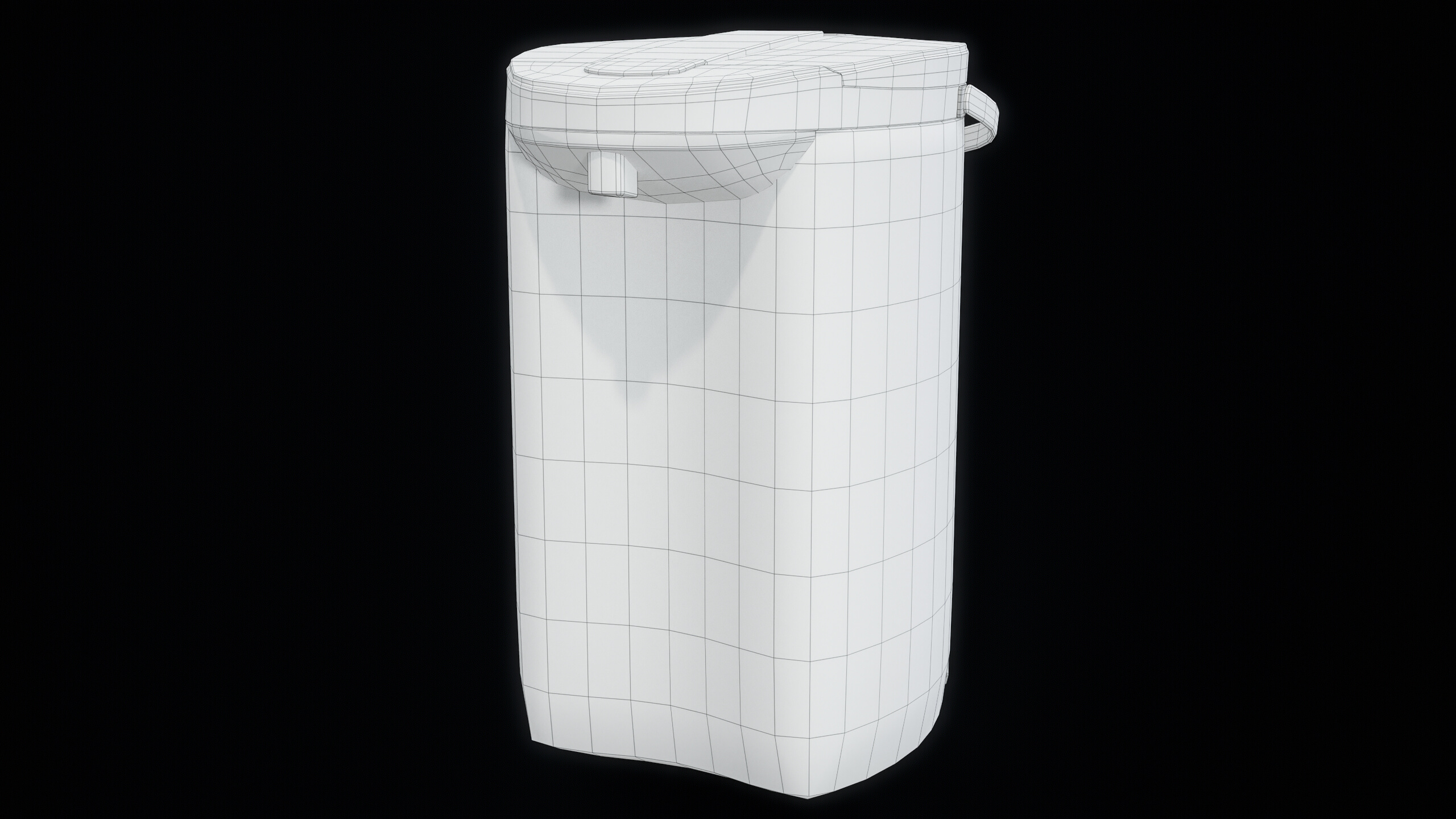 Thermo Pot Kitchen Water Electric Boiler PBR - 3D Model by Locus Models