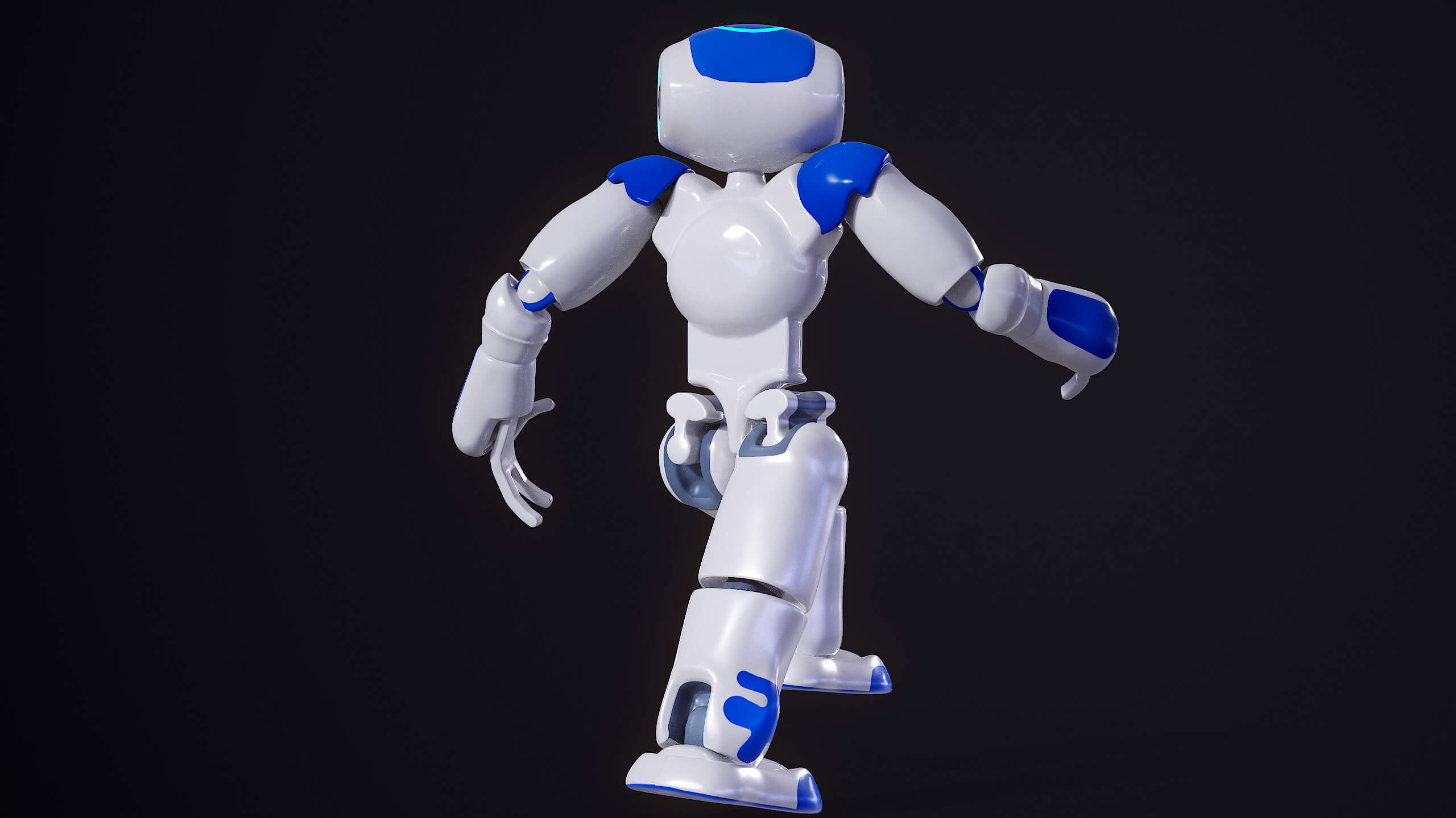 Toy Robot Rigged PBR - 3D Model by Locus Models