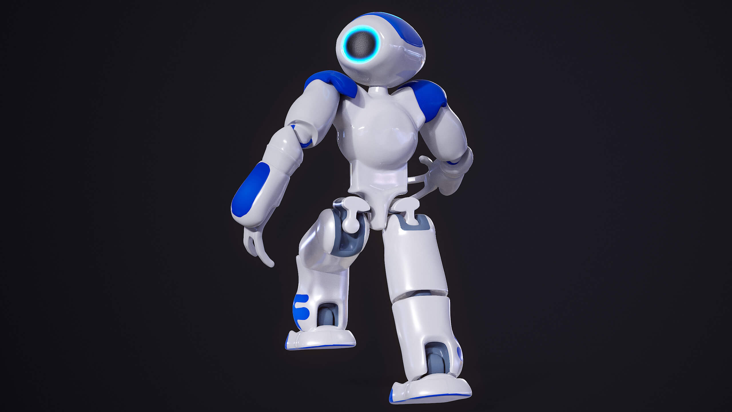 Toy Robot Rigged PBR - 3D Model by Locus Models