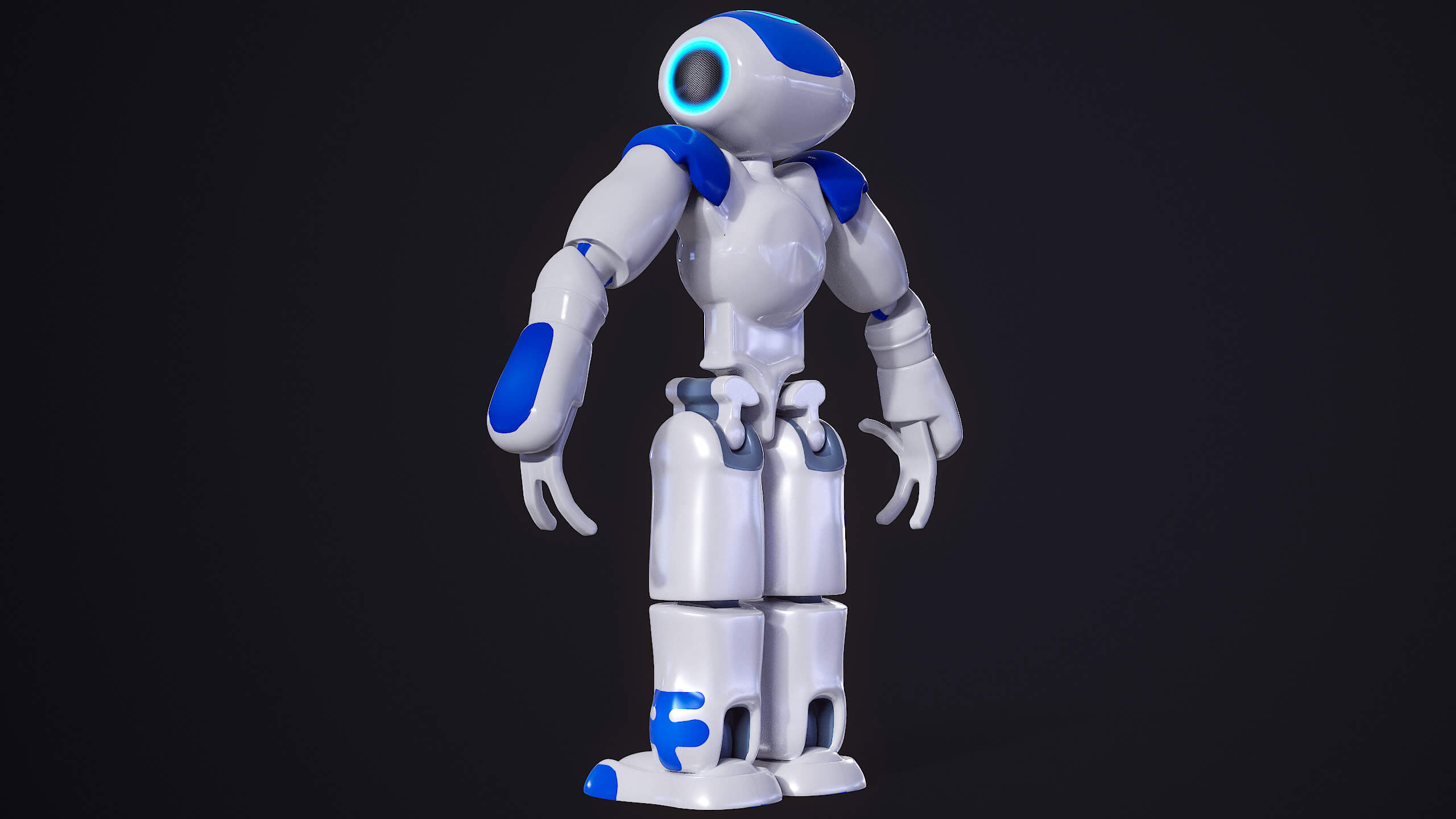 Toy Robot Rigged PBR - 3D Model by Locus Models
