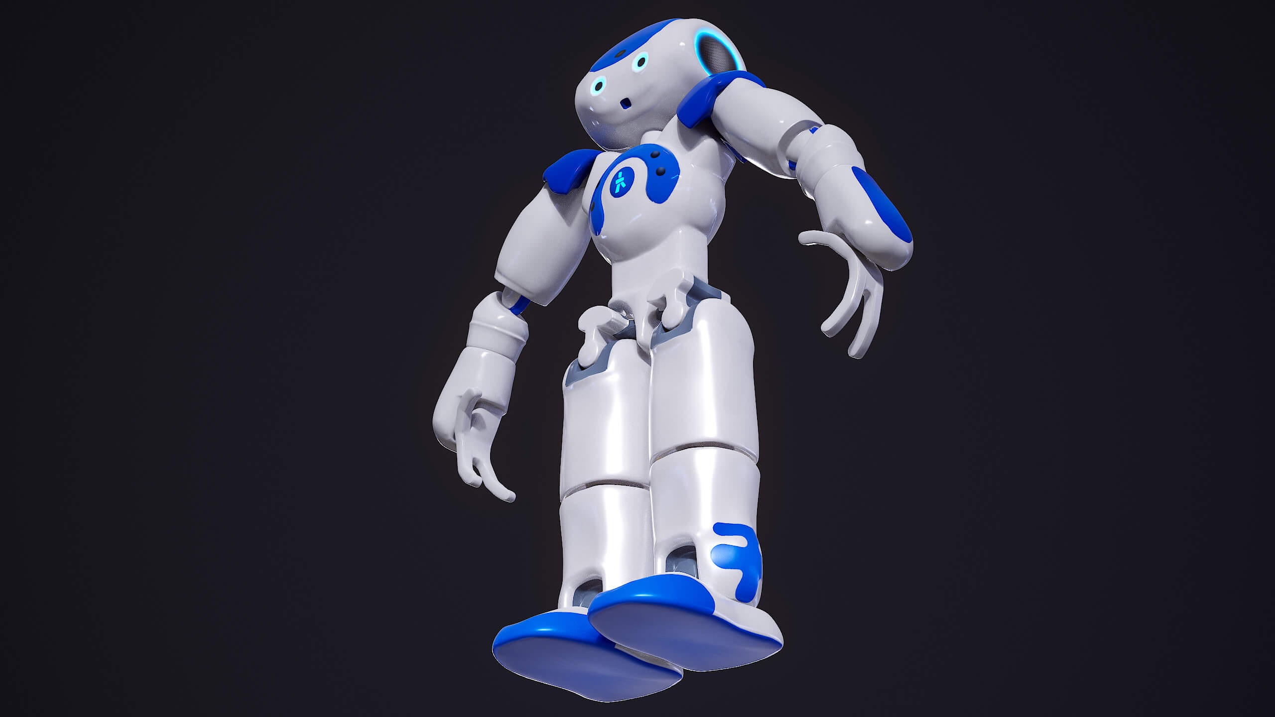 Toy Robot Rigged PBR - 3D Model by Locus Models