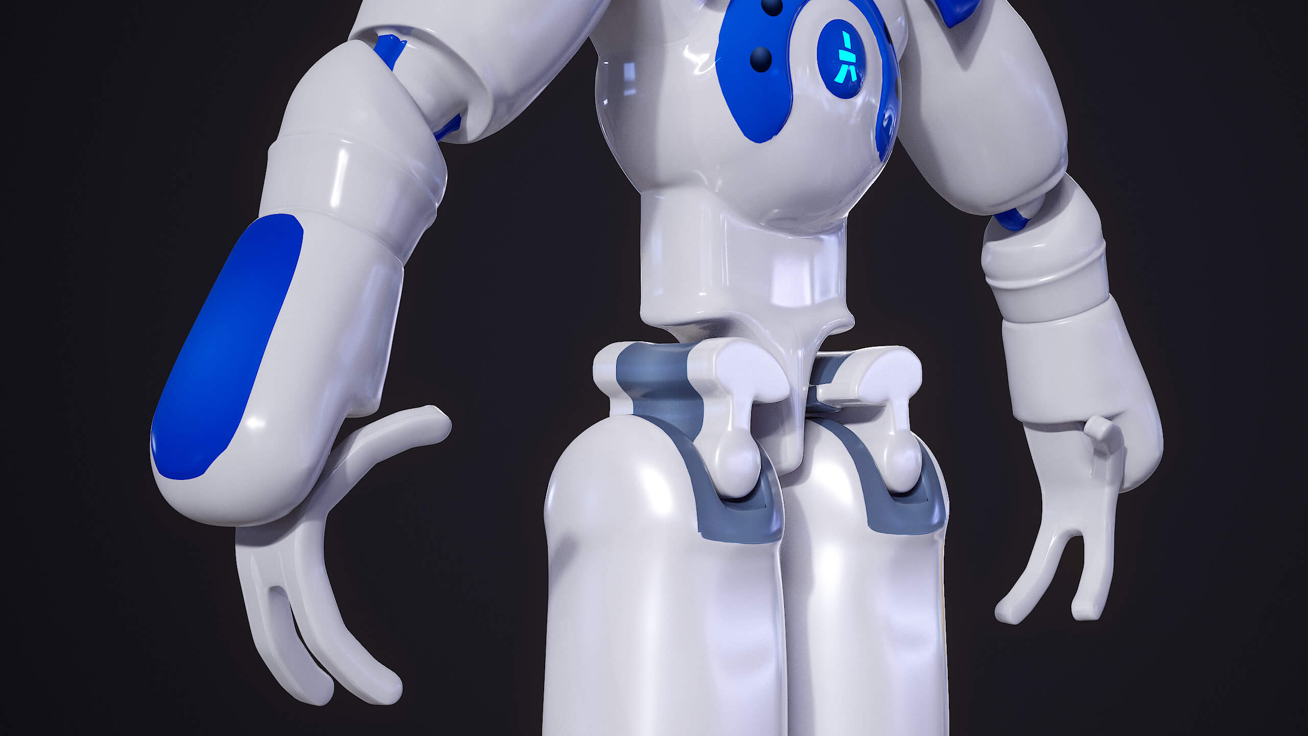 Toy Robot Rigged PBR - 3D Model by Locus Models