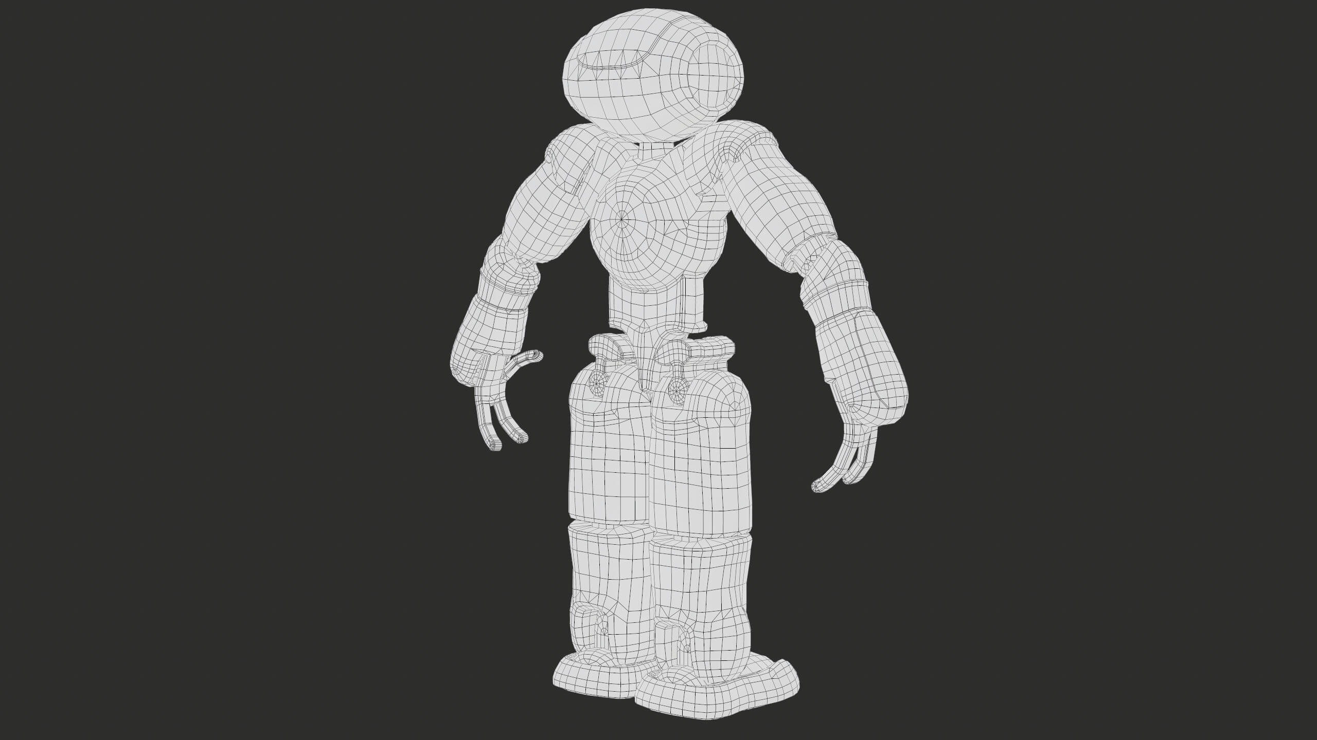 Toy Robot Rigged PBR - 3D Model by Locus Models