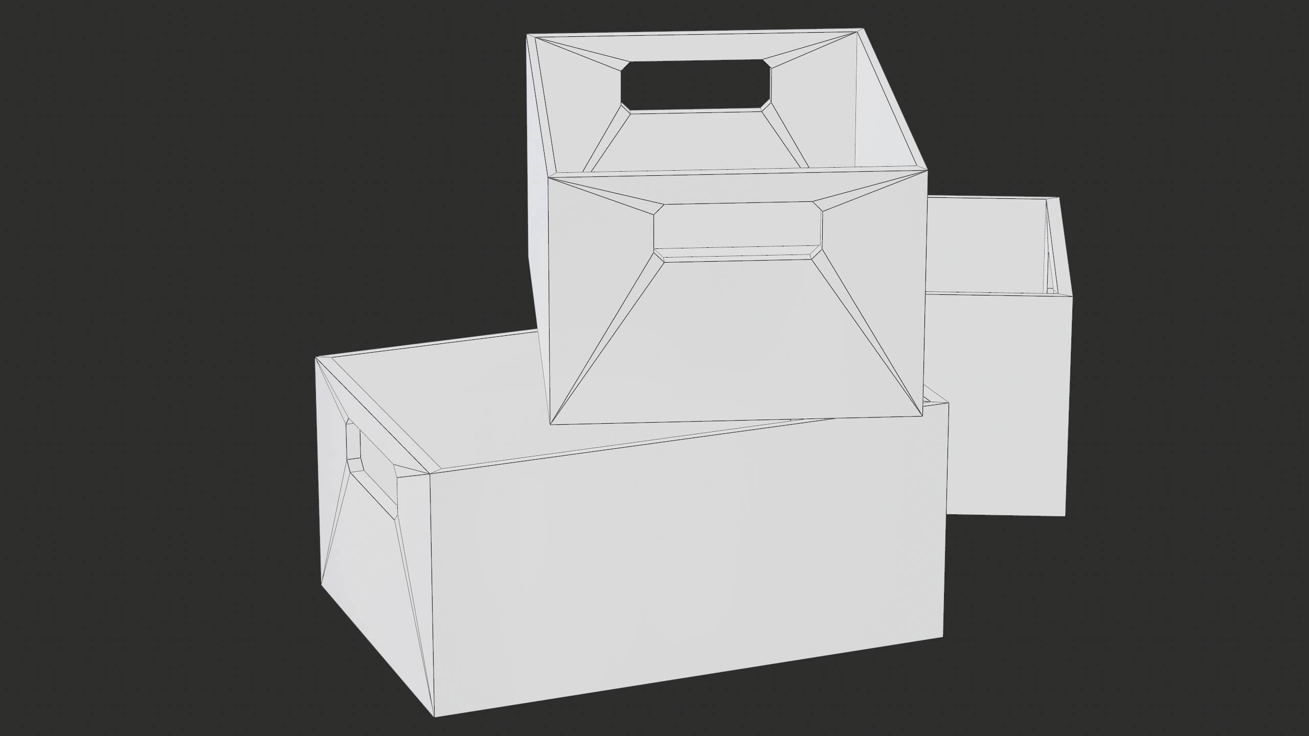 Wooden Food Box Old Game Ready PBR - 3D Model by Locus Models