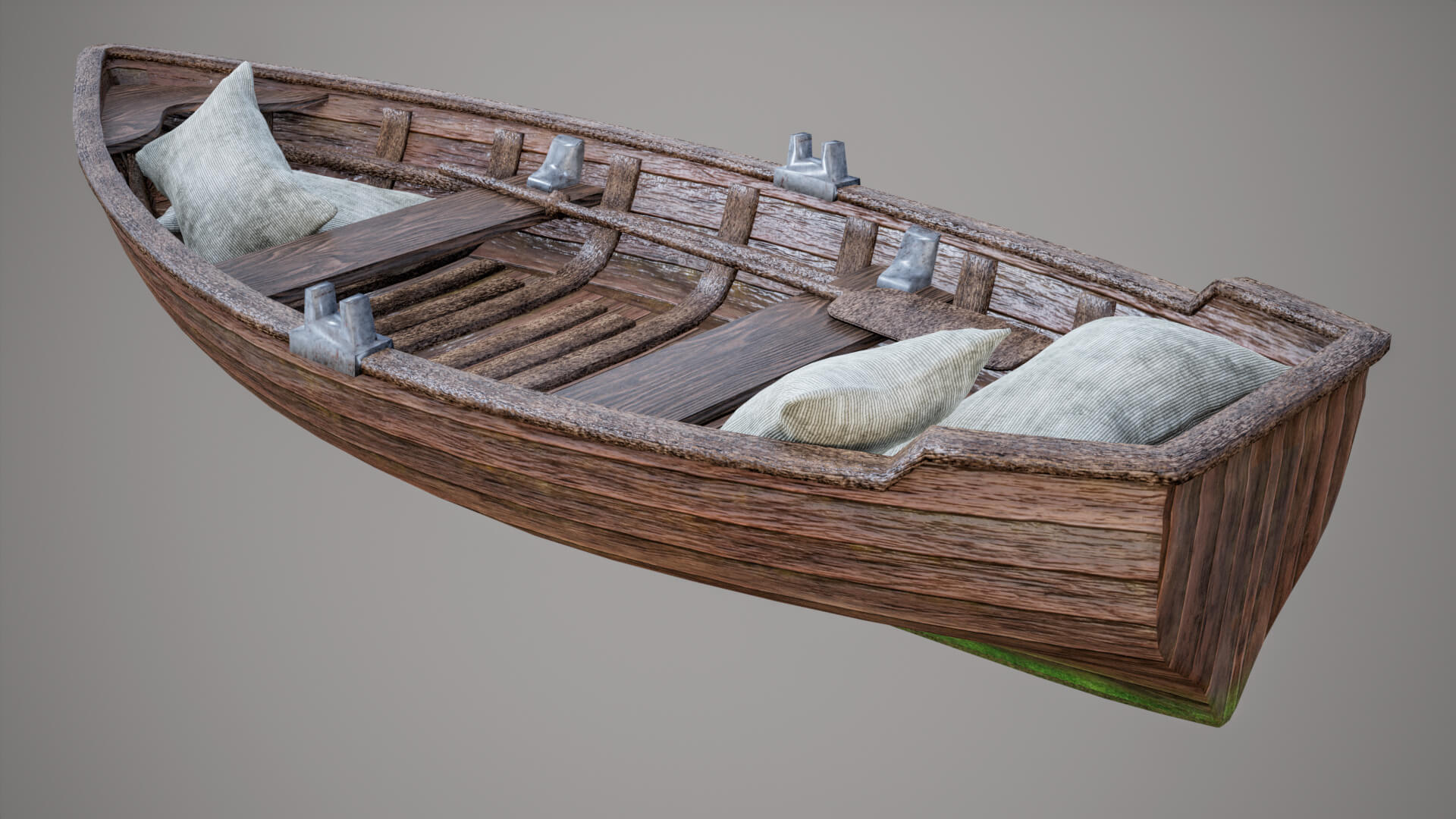Wooden Old Boat PBR - 3D Model by Locus Models