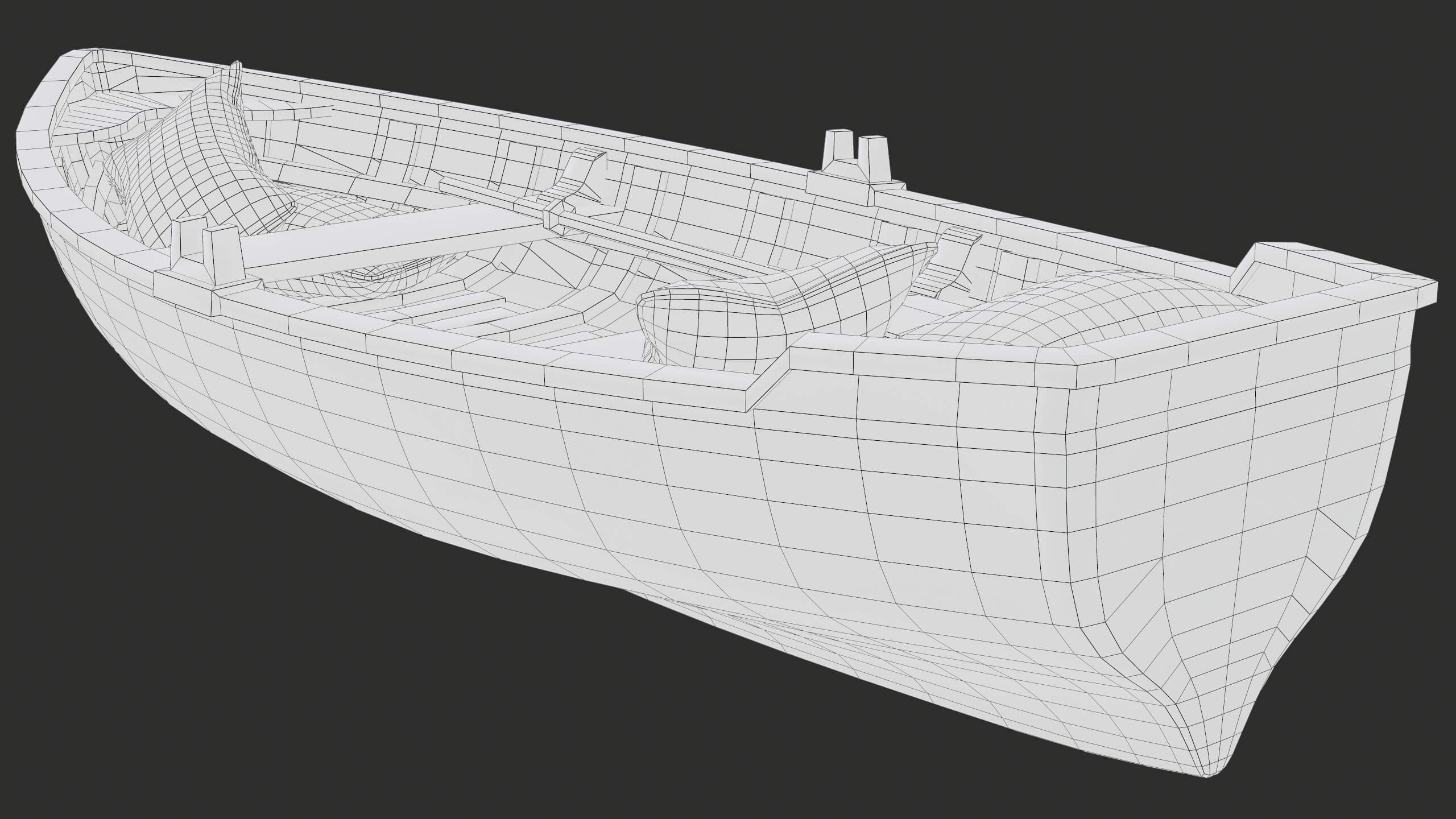 Wooden Old Boat PBR - 3D Model by Locus Models