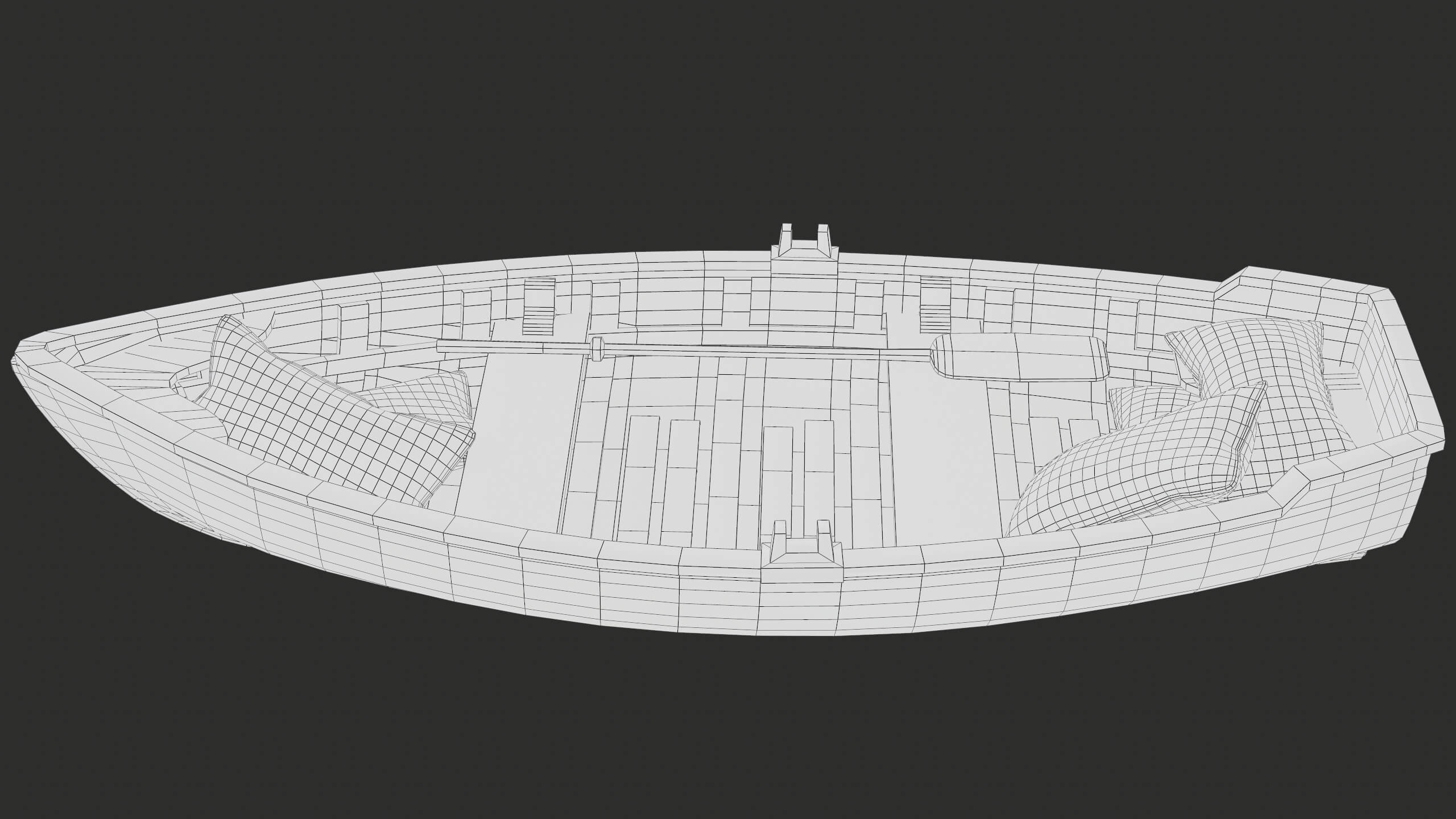 Wooden Old Boat PBR - 3D Model by Locus Models