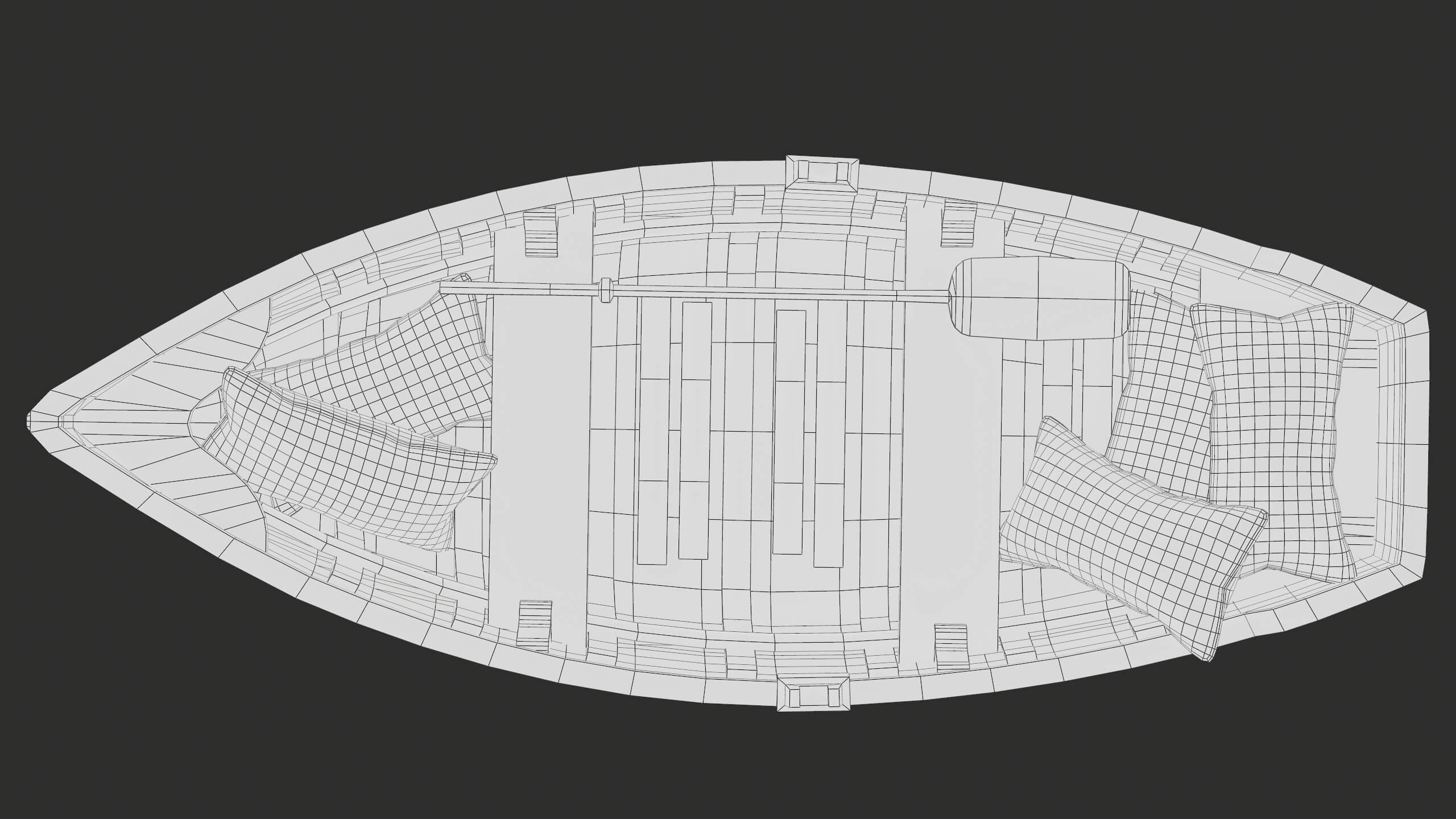 Wooden Old Boat PBR - 3D Model by Locus Models