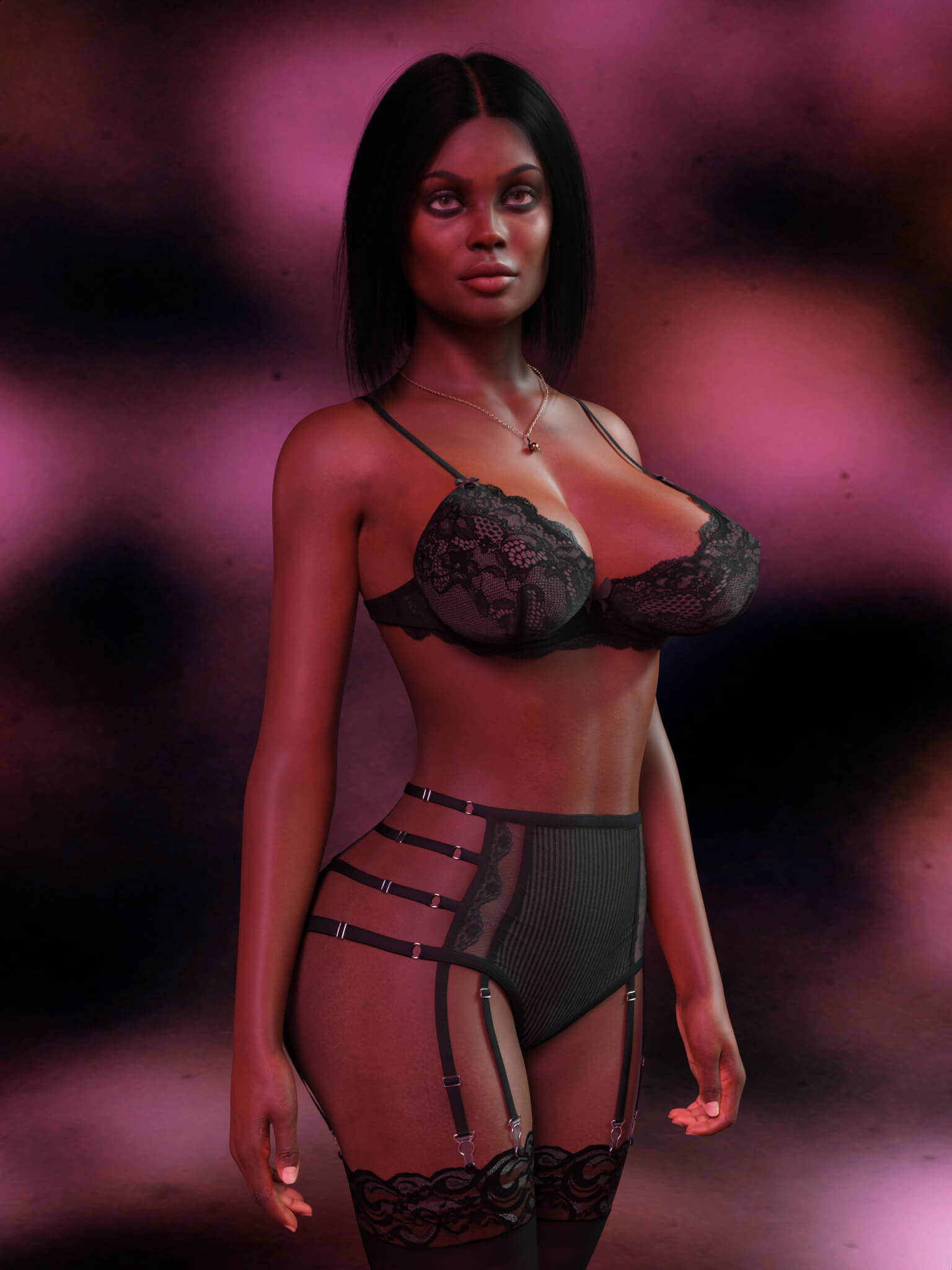 Mrs. Myers 3D Render, Digital Art by loketzuma