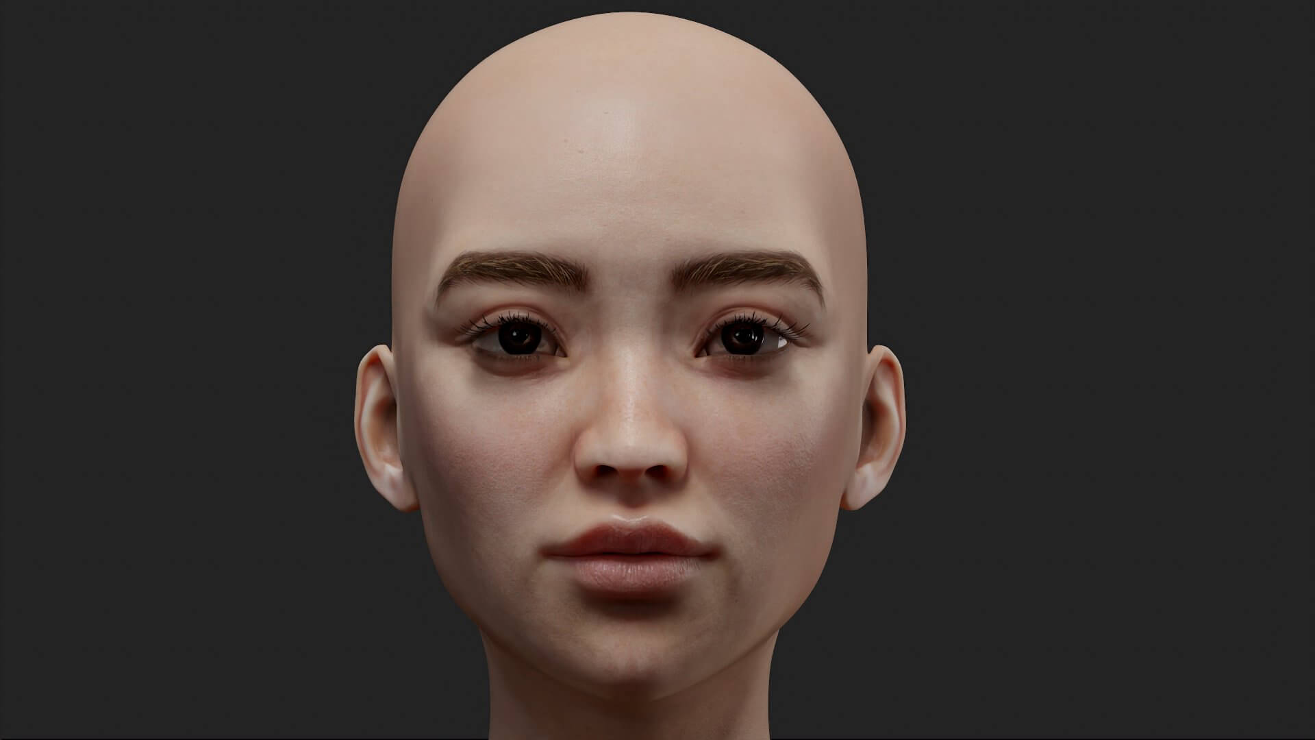Alice Realistic Female Head - 3D Model by Loki31
