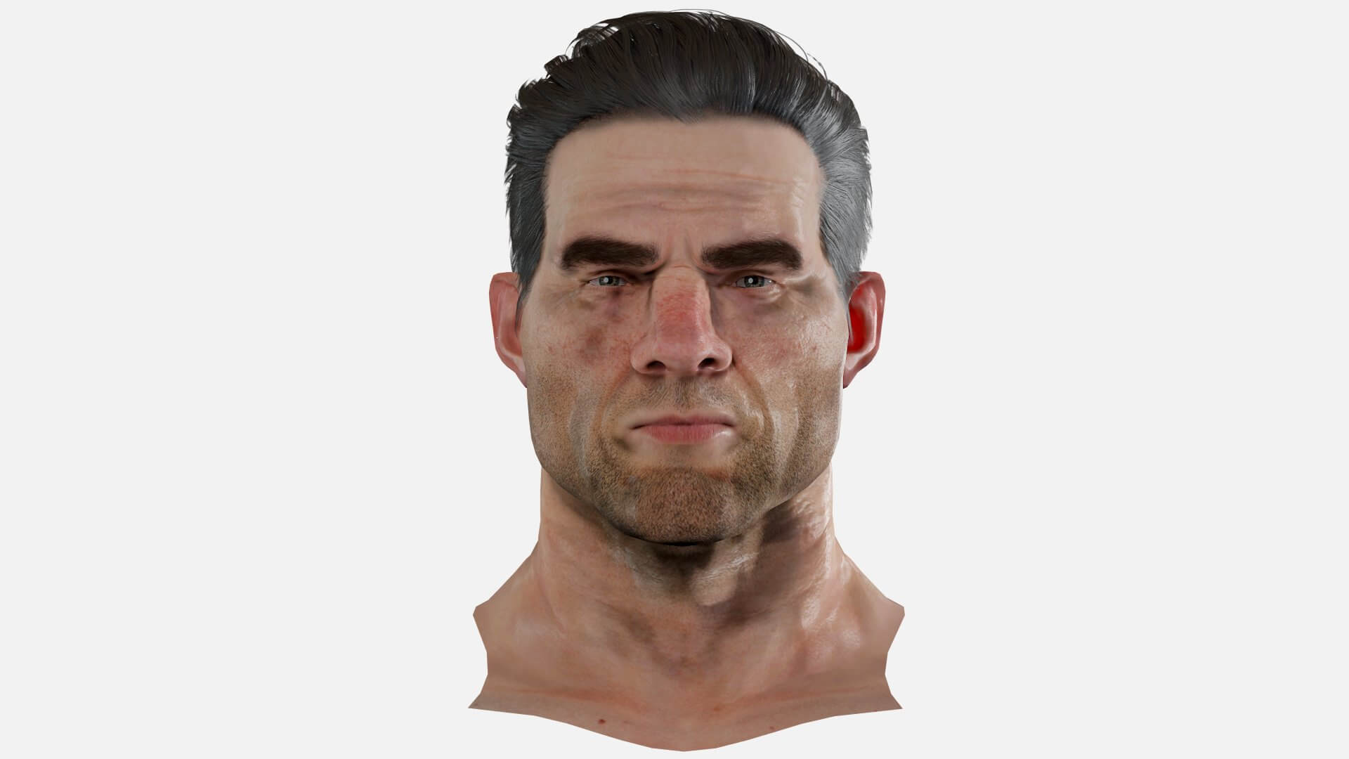 David Realistic Male Head - 3D Model by Loki31