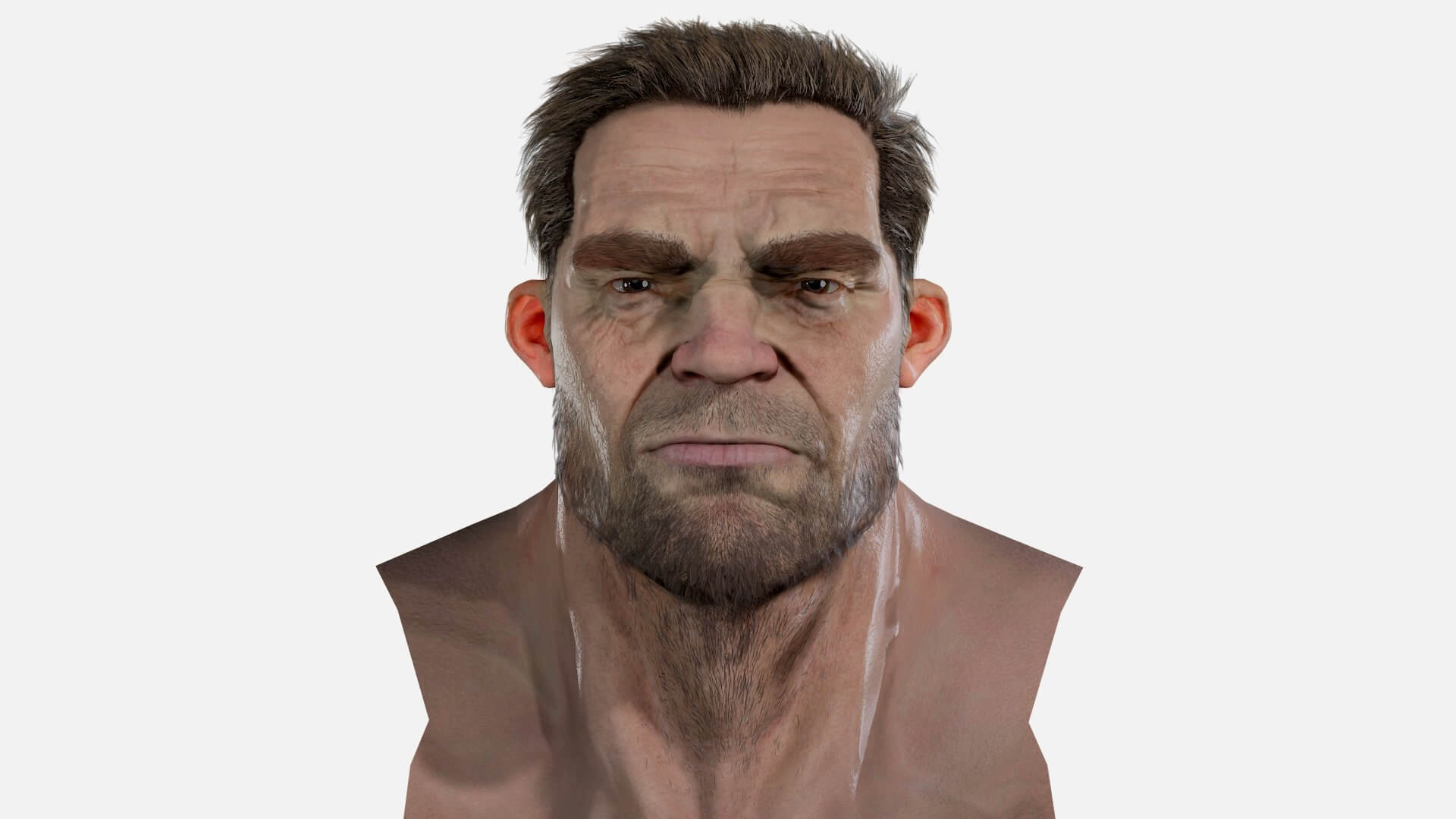 Marshall Realistic Male Head - 3D Model by Loki31