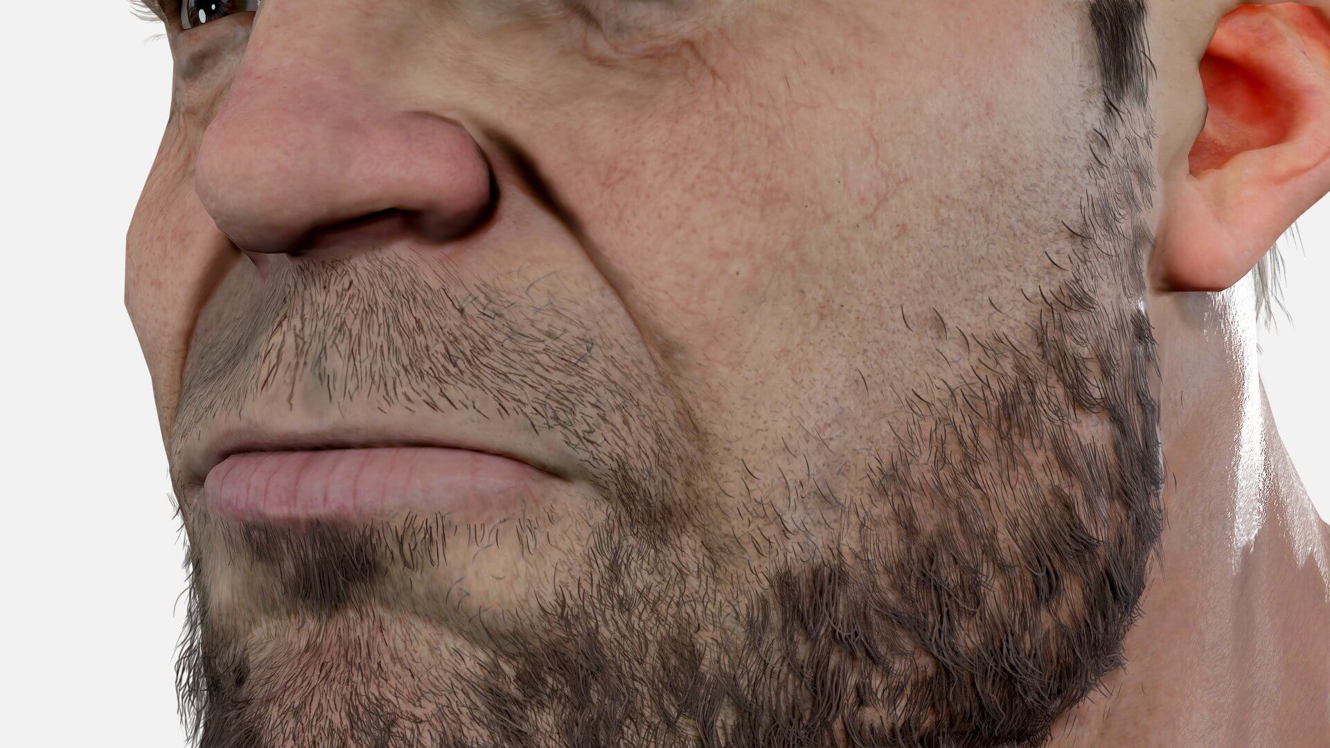 Marshall Realistic Male Head - 3D Model by Loki31