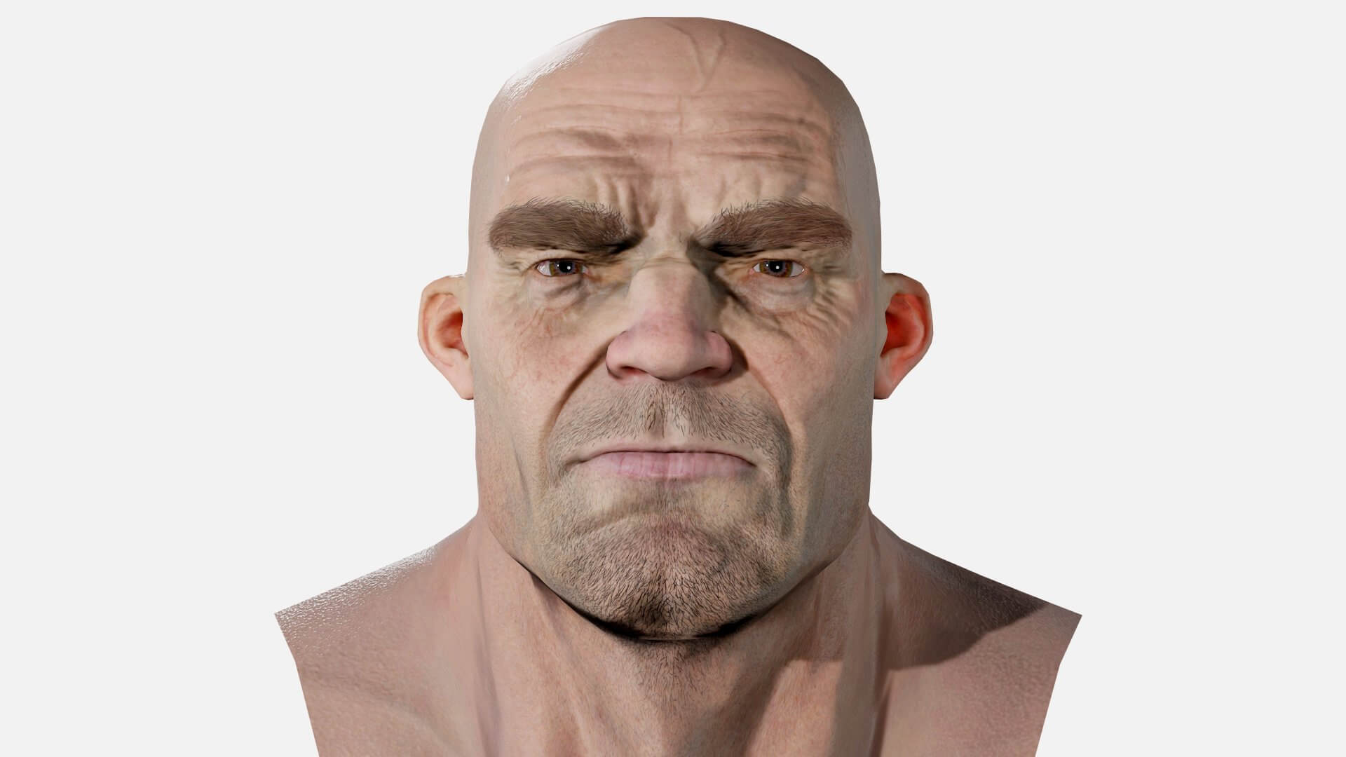 Marshall Realistic Male Head - 3D Model by Loki31