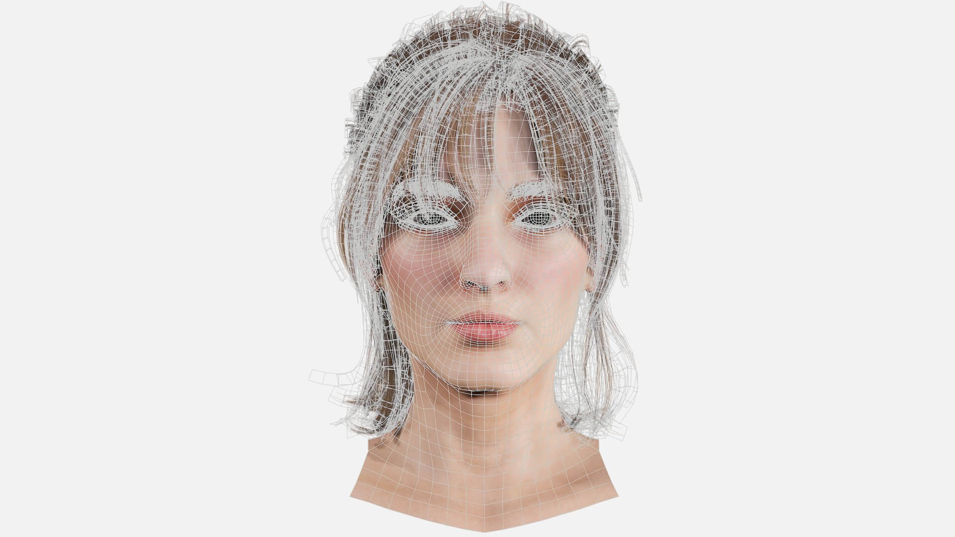 Olivia Realistic Female Head - 3D Model by Loki31