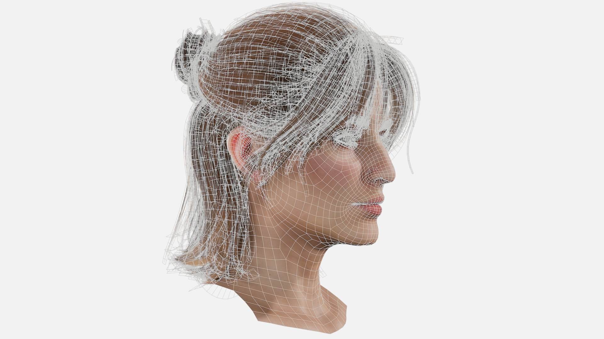 Olivia Realistic Female Head - 3D Model by Loki31