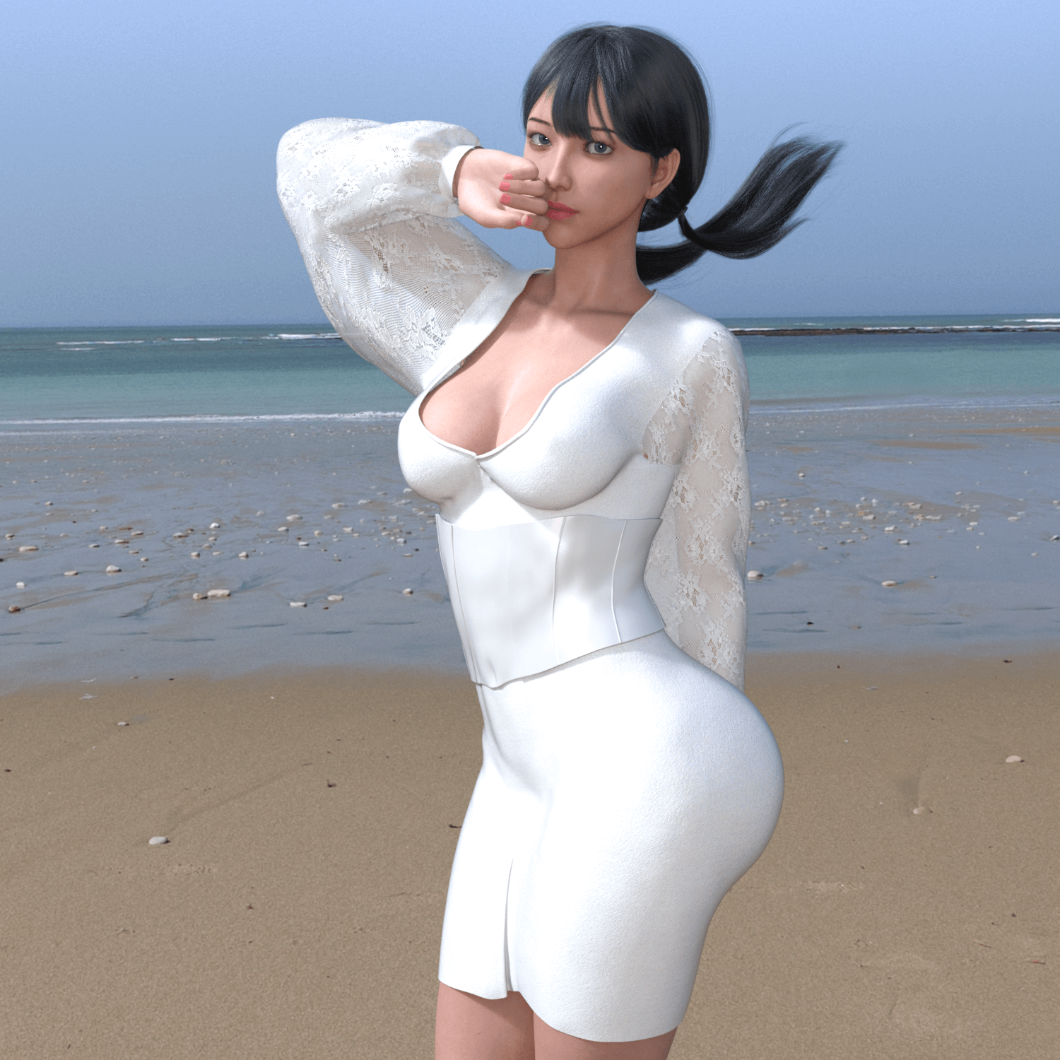 Diana 3D Render, Digital Art by Lolipop29