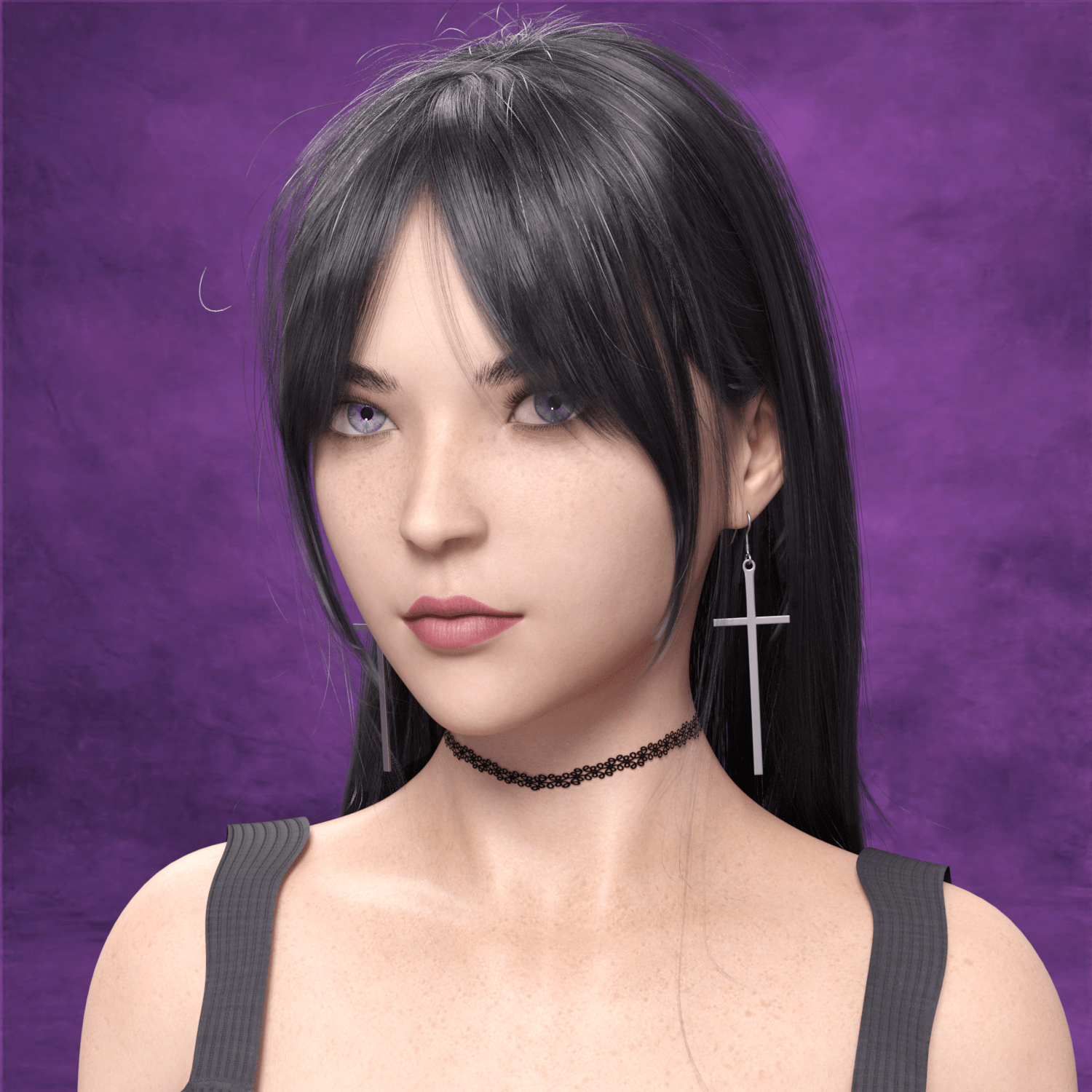 Eleanor 3D Render, Digital Art by Lolipop29