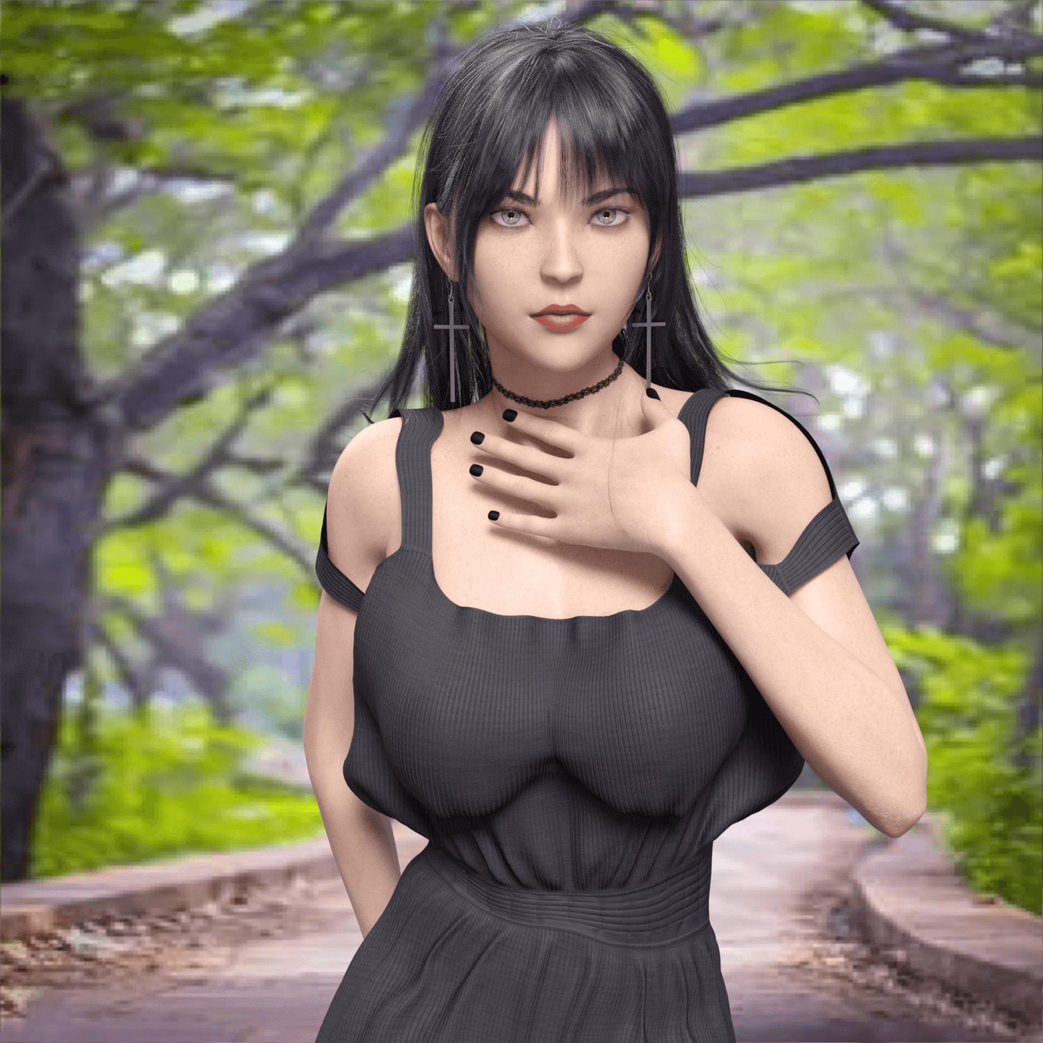 Eleanor 3D Render, Digital Art by Lolipop29