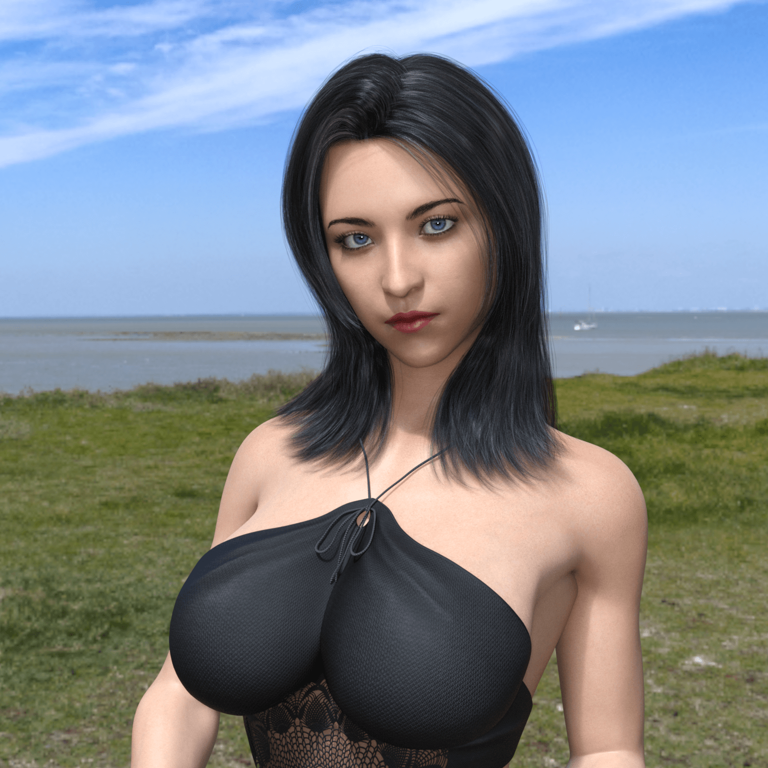 Guin 3D Render, Digital Art by Lolipop29