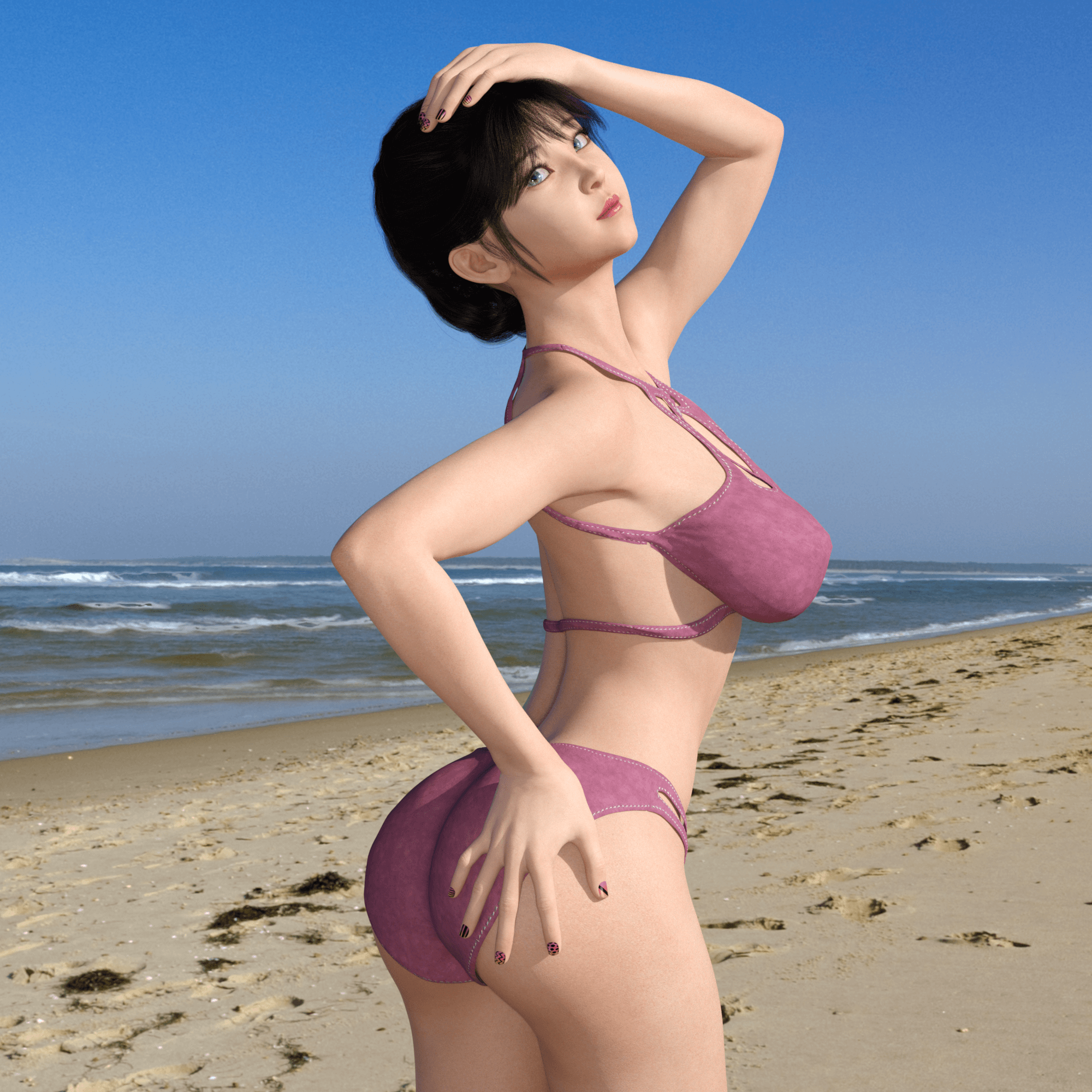 Helen 3D Render, Digital Art by Lolipop29