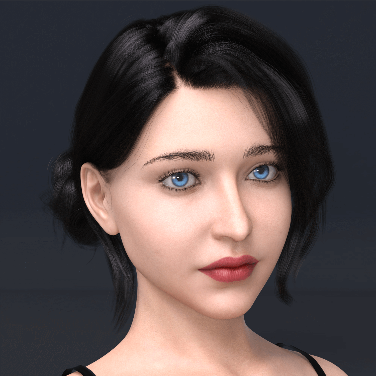 Jenifer 3D Render, Digital Art by Lolipop29