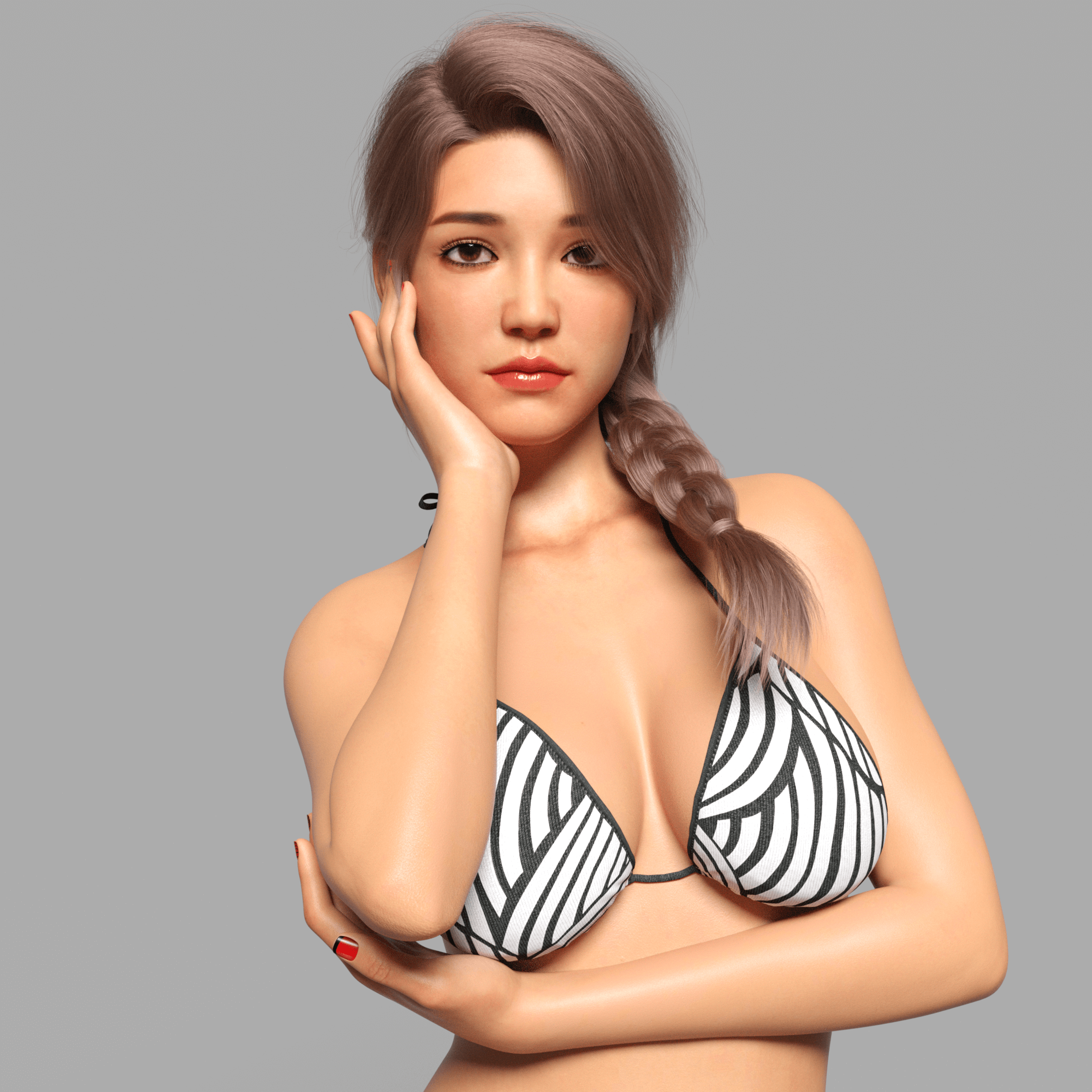 Margaret 3D Render, Digital Art by Lolipop29