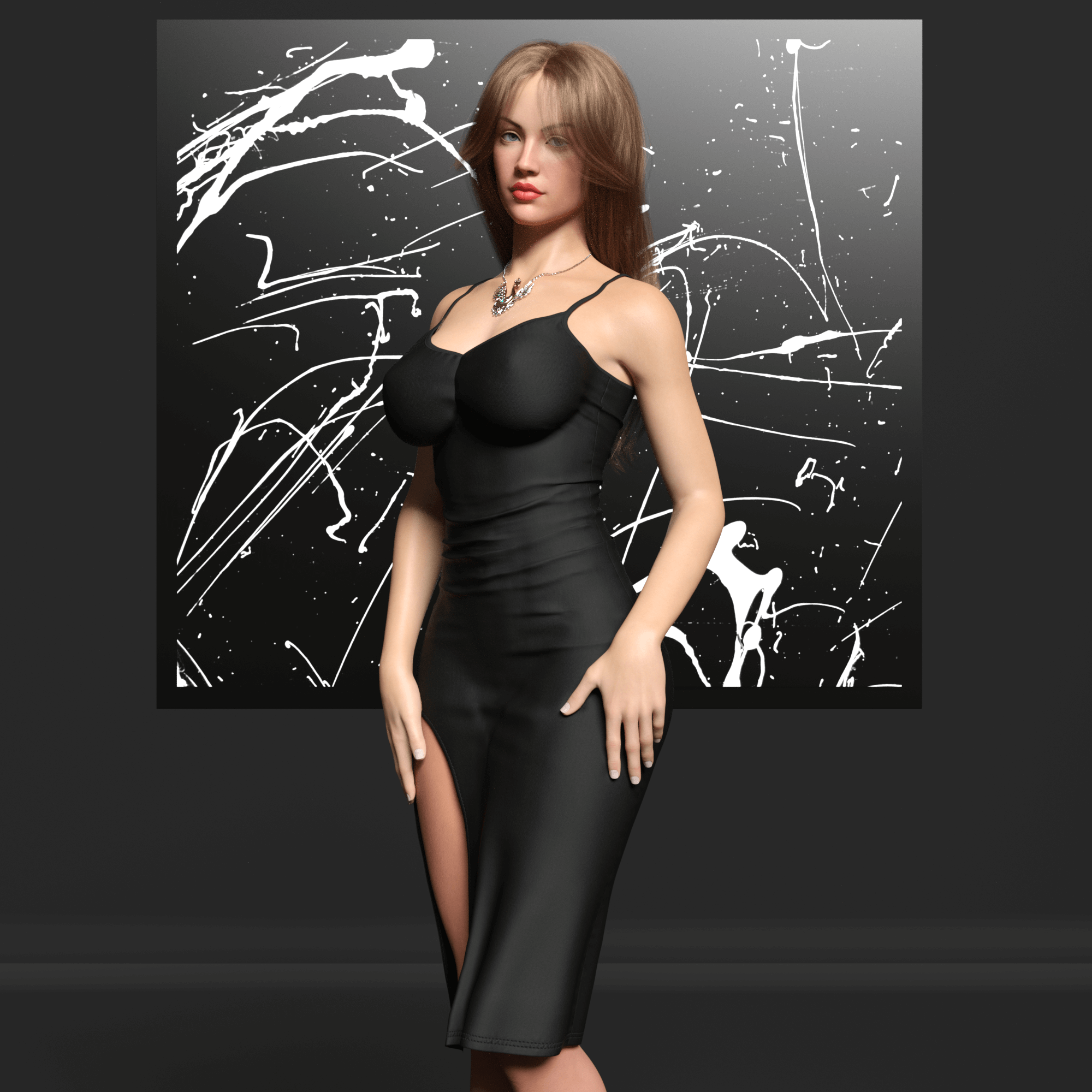 Silvy 3D Render, Digital Art by Lolipop29