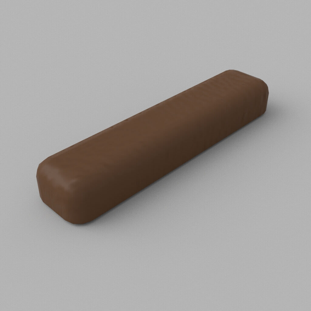 Chocolate Bar - 3D Model by LonelyHermitHarrison
