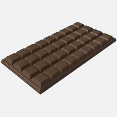 Chocolate Block - 3D Model by LonelyHermitHarrison