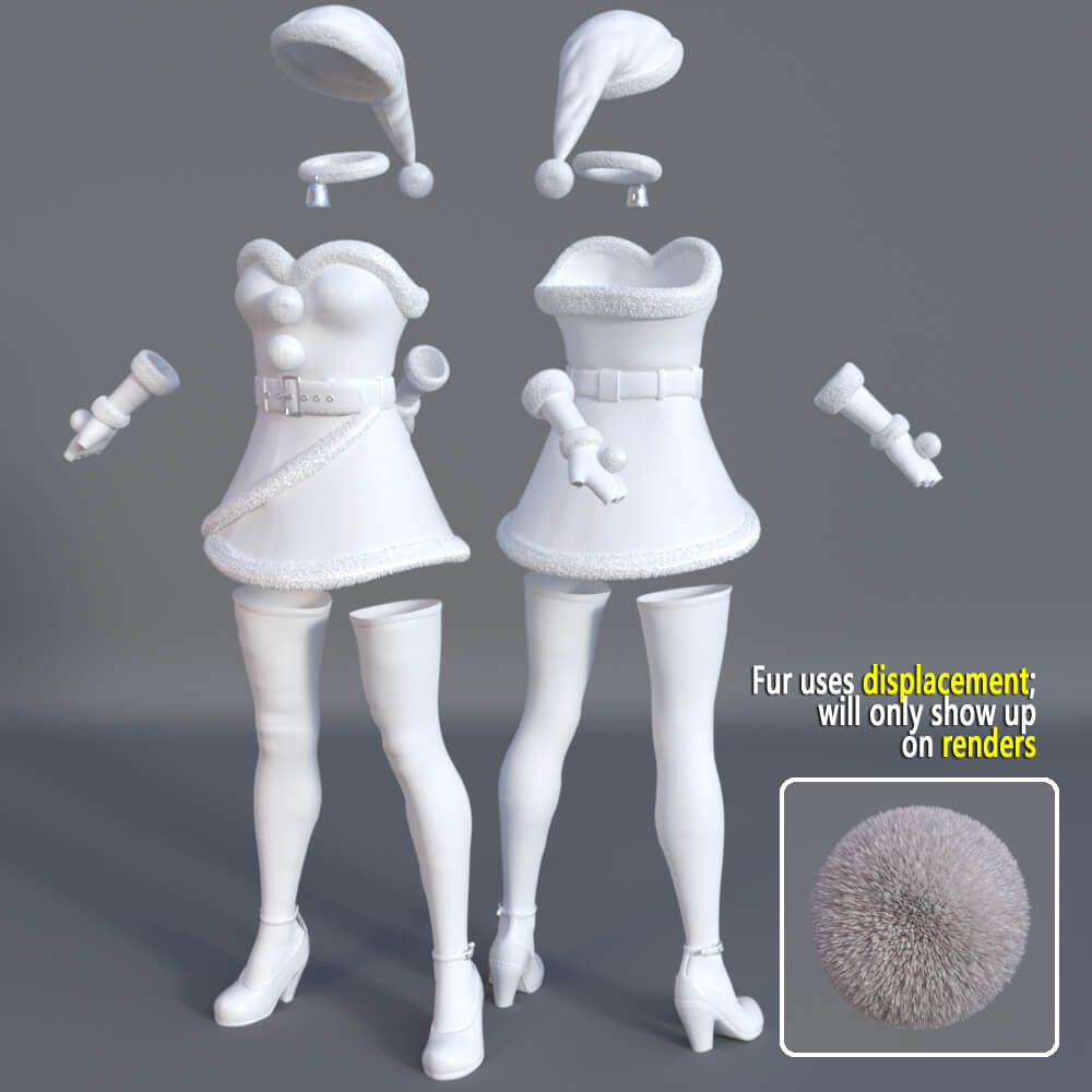 dForce Holiday Helper Set for G8F - Daz Content by loner02