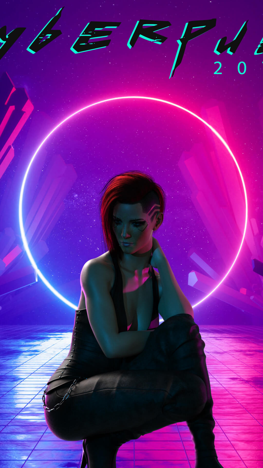 Valerie - Cyberpunk 2077 Neon Wallpaper 3D Desktop HD Wallpaper