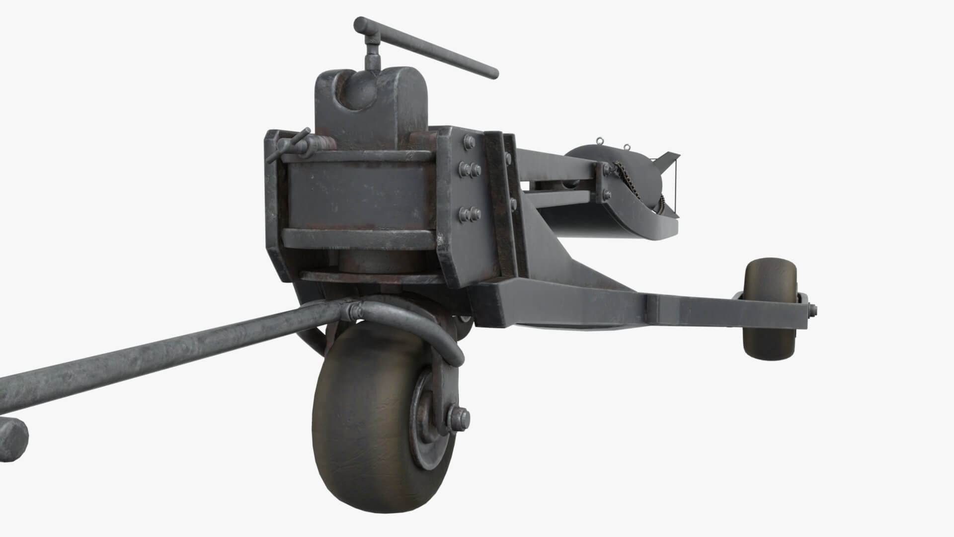 Bomb Carts - Terminal Trailers German WW2 Low Poly 3D Model by Lord_akaal