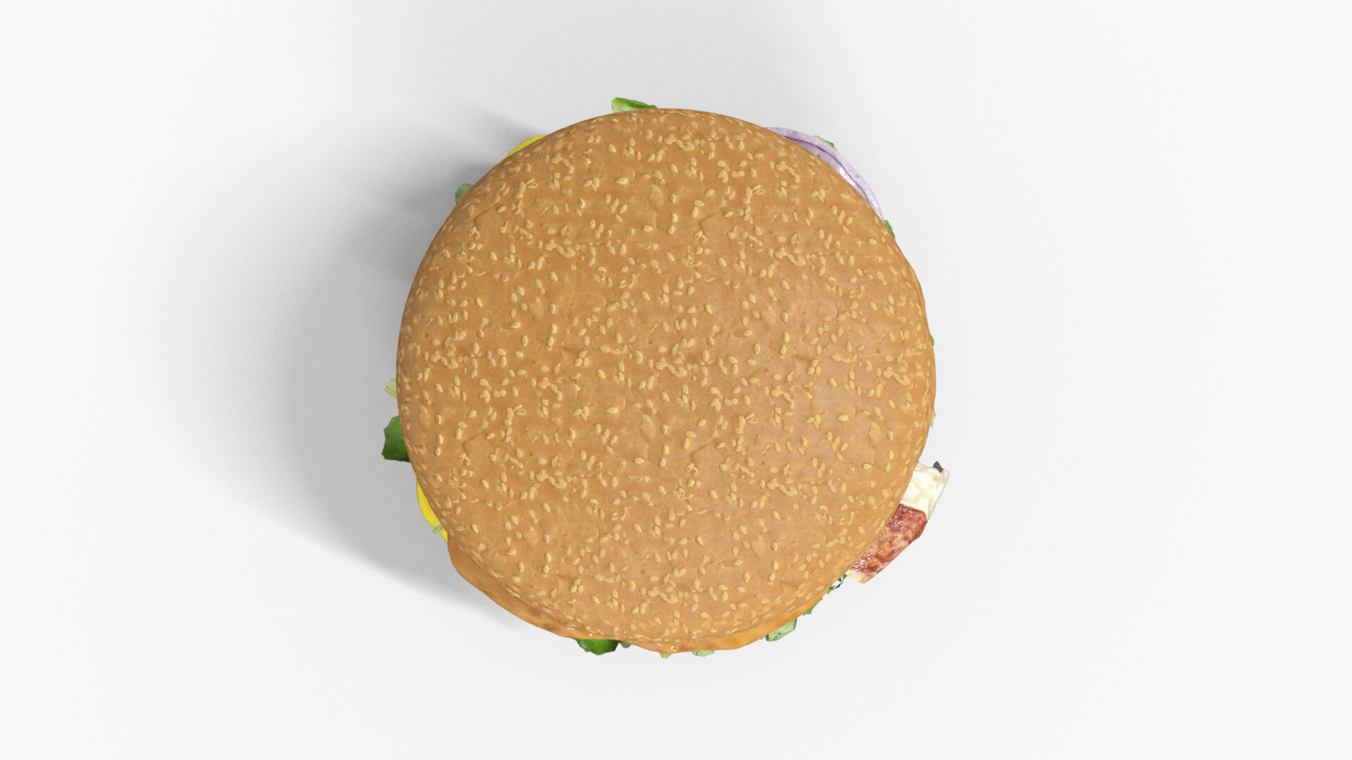 Burger Low Poly 3D Model by Lord_akaal