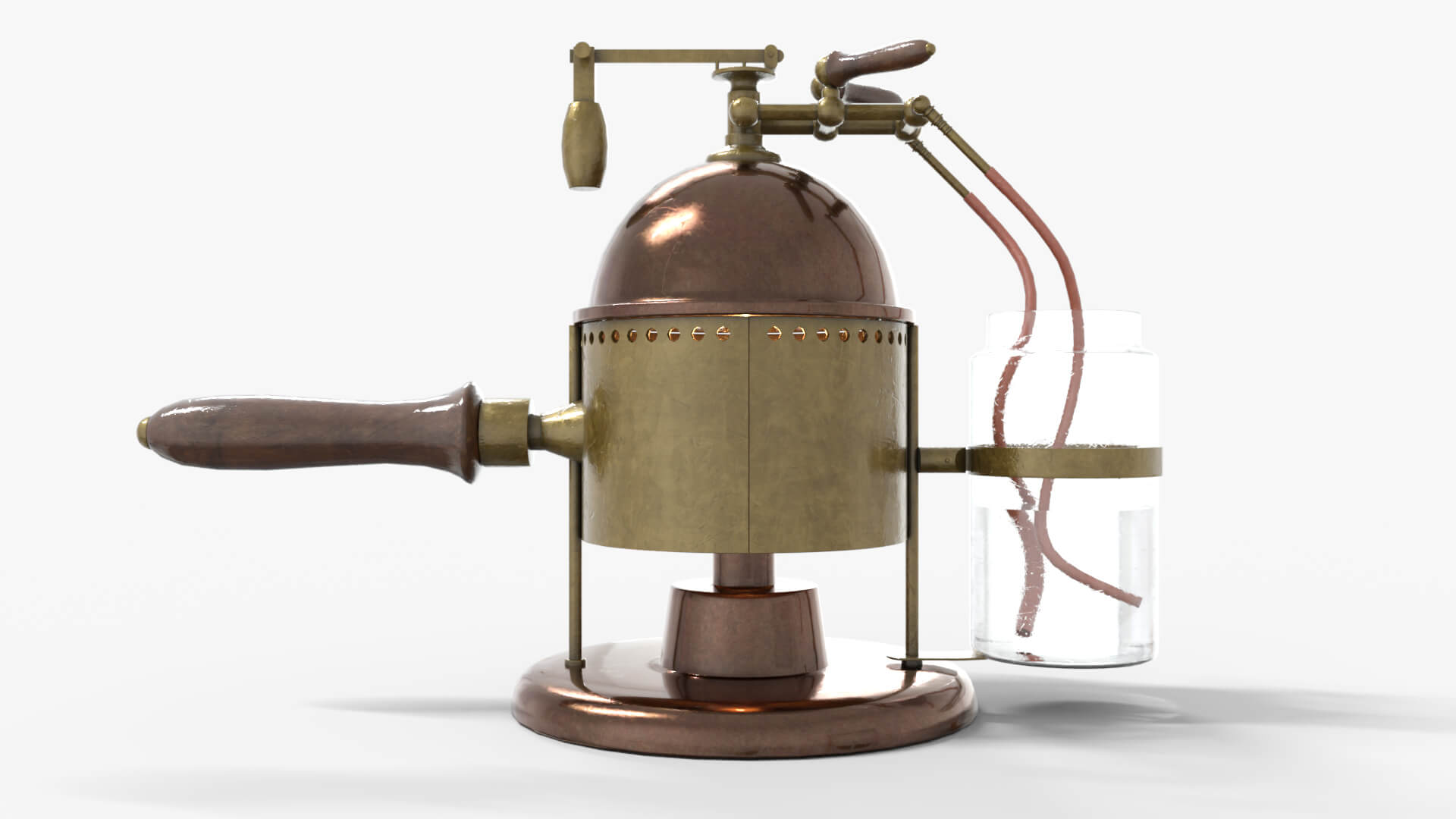Carbolic Spray Lister 1865 Low Poly 3D Model by Lord_akaal