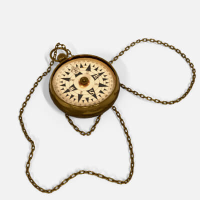 Compass Victorian Low Poly 3D Model by Lord_akaal