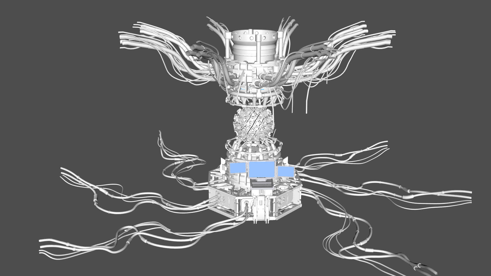 Nuclear Reactor Low Poly 3D Model by Lord_akaal