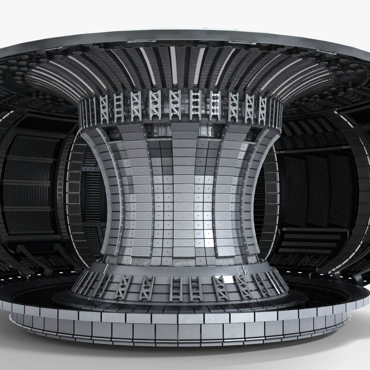 Nuclear Reactor Room Low Poly 3D Model by Lord_akaal