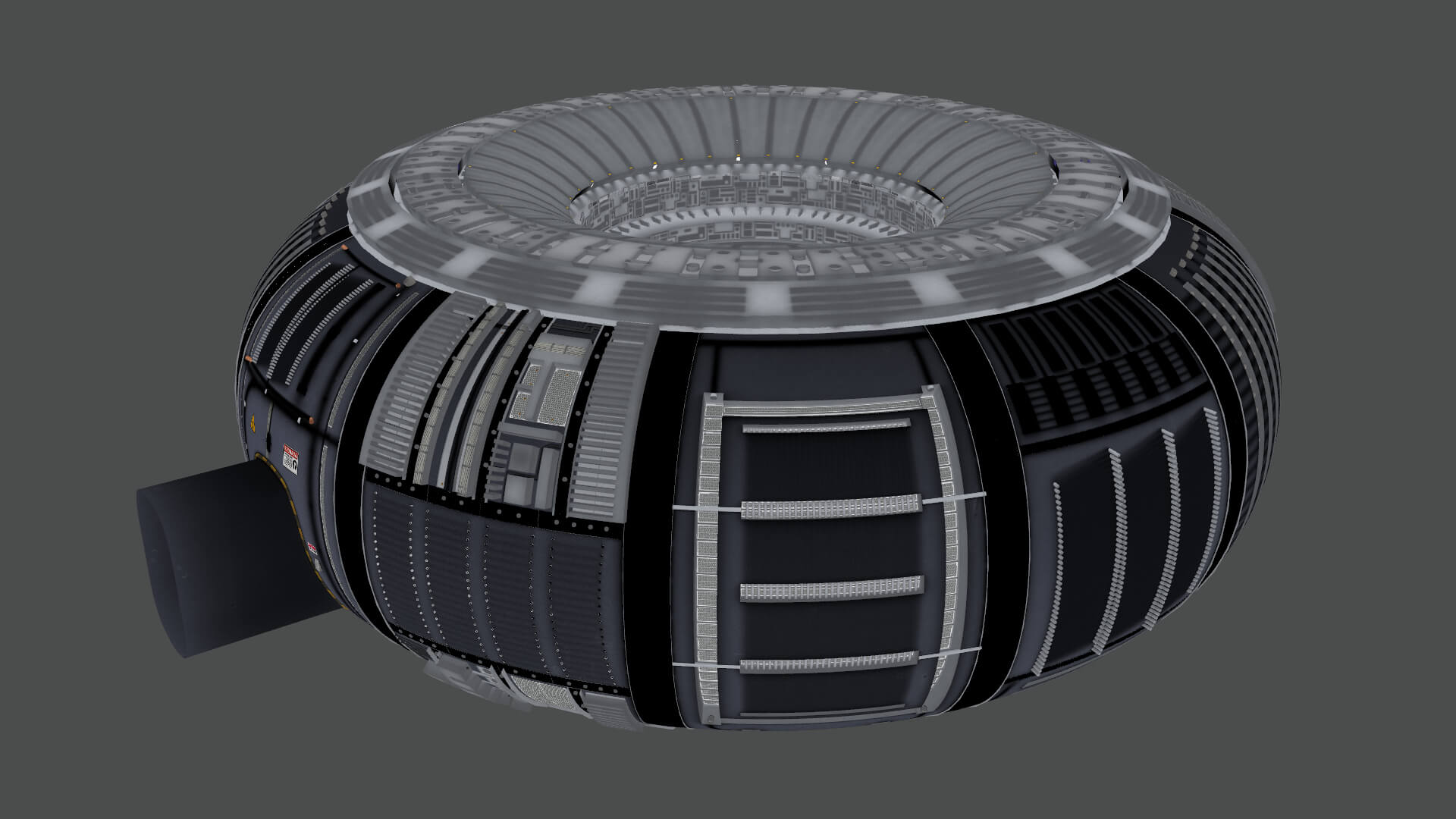 Nuclear Reactor Room Low Poly 3D Model by Lord_akaal