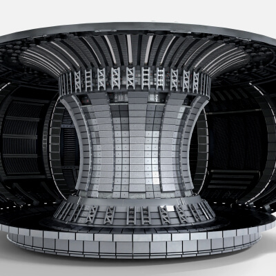 Nuclear Reactor Room Low Poly 3D Model by Lord_akaal