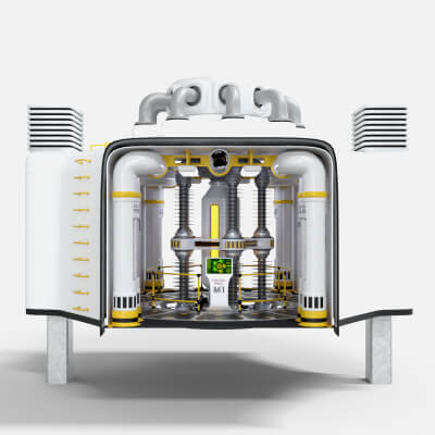 Nuclear Reactor Sci-Fi Low Poly 3D Model by Lord_akaal