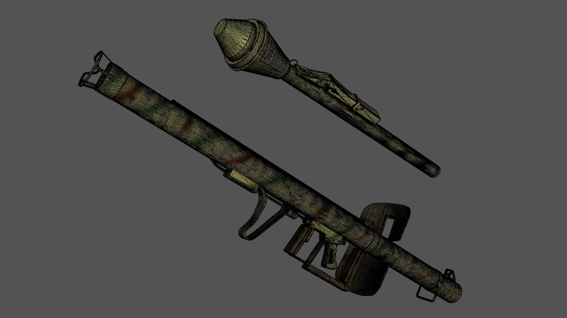 Panzerfaust WW2 Low Poly 3D Model by Lord_akaal